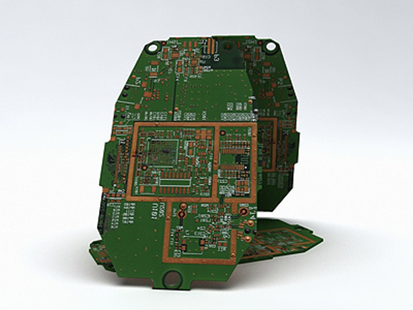 Generic Circuit Board 3d Model