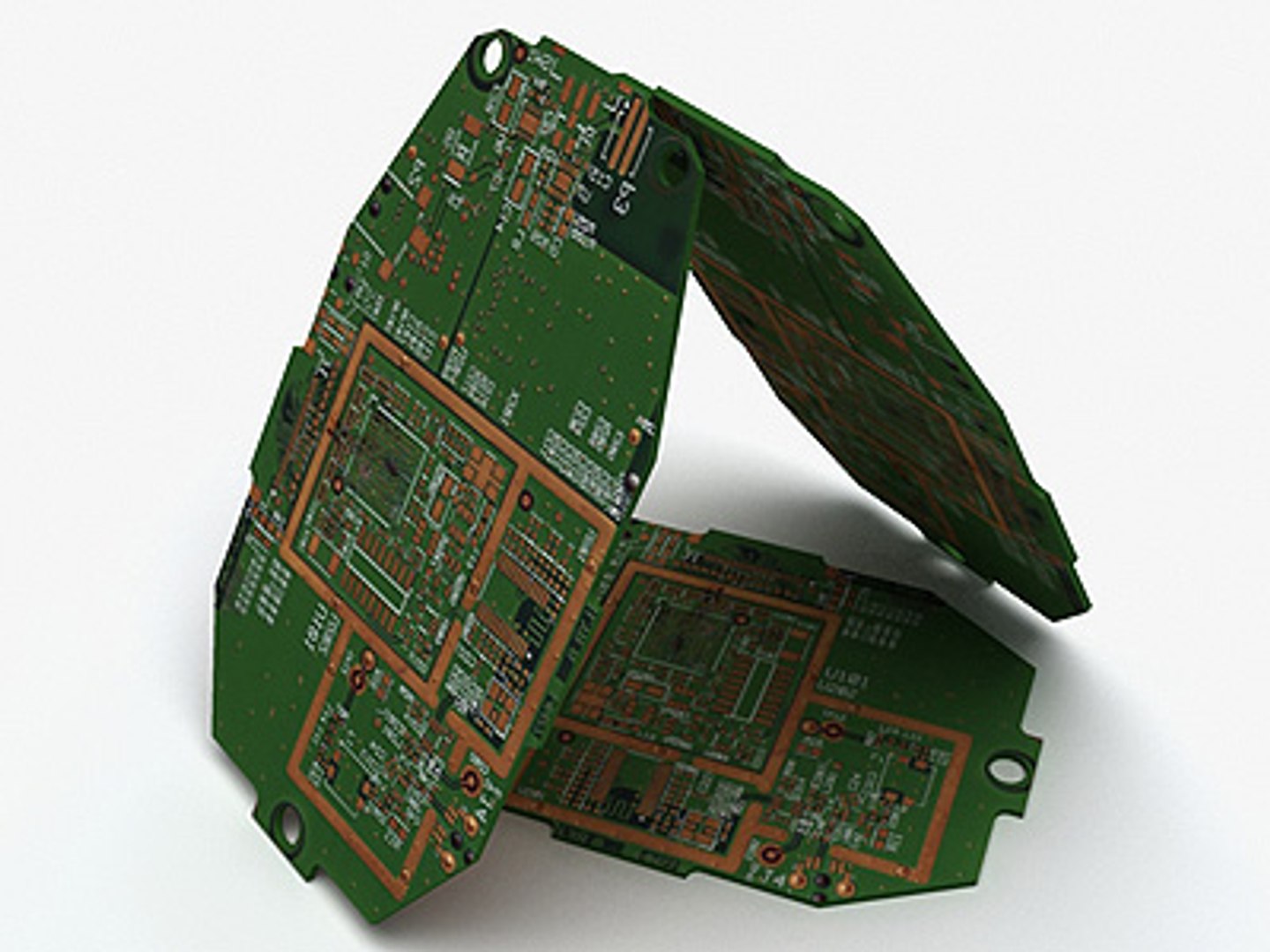 Generic Circuit Board 3d Model