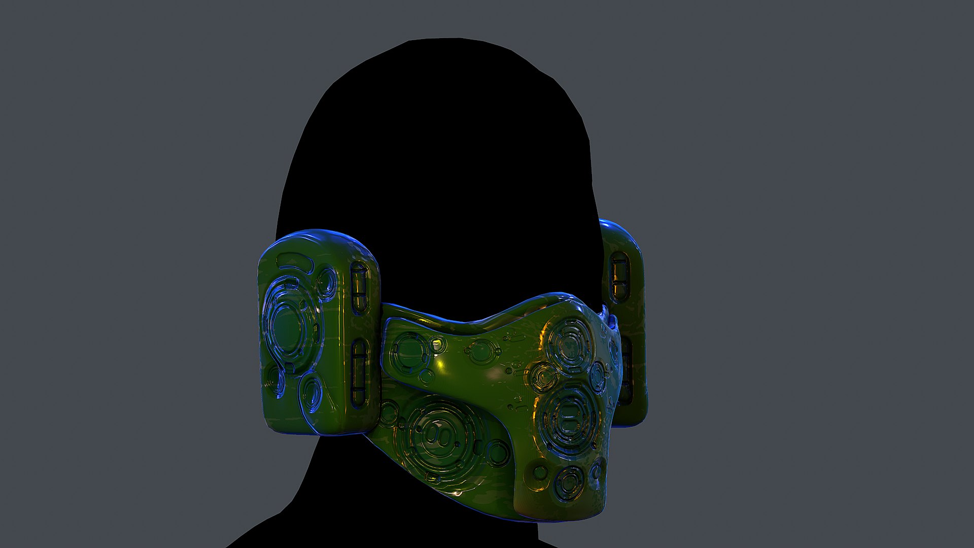 3D Gas mask respirator scifi futuristic model model - TurboSquid 1943995