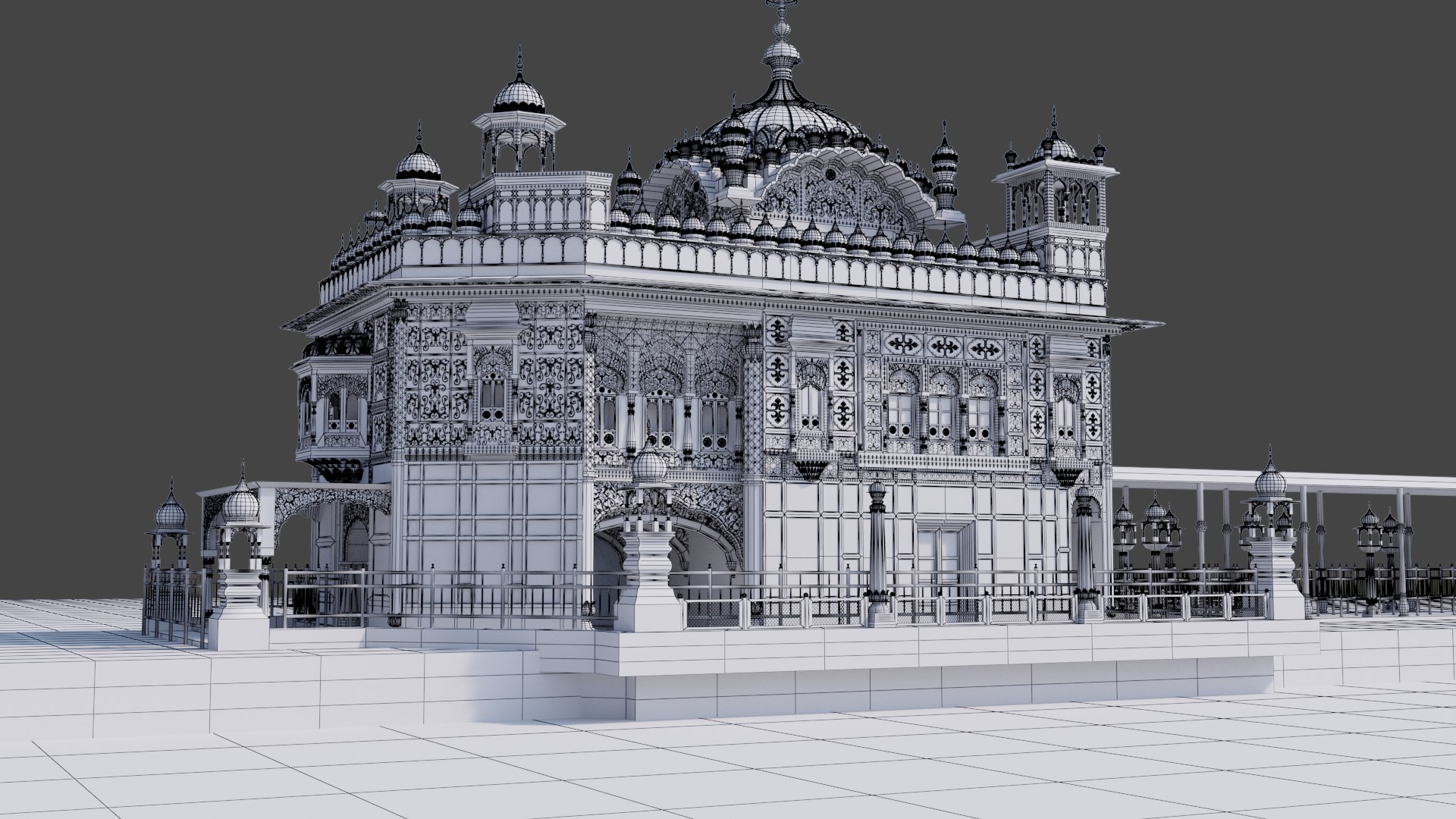 The Golden Temple Inner Sanctum - Divine Serenity 3D - TurboSquid 2114107