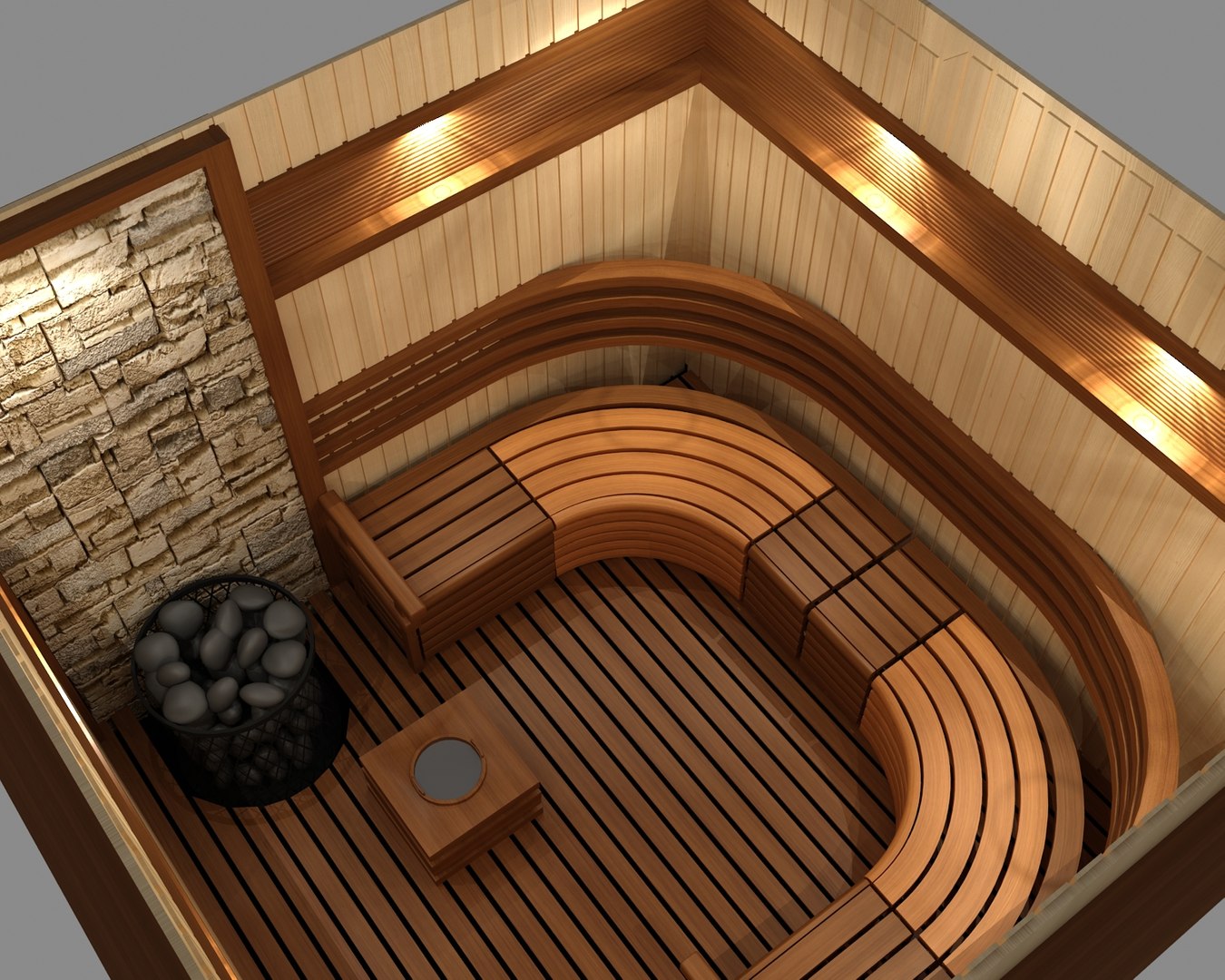 Sauna 3d Model