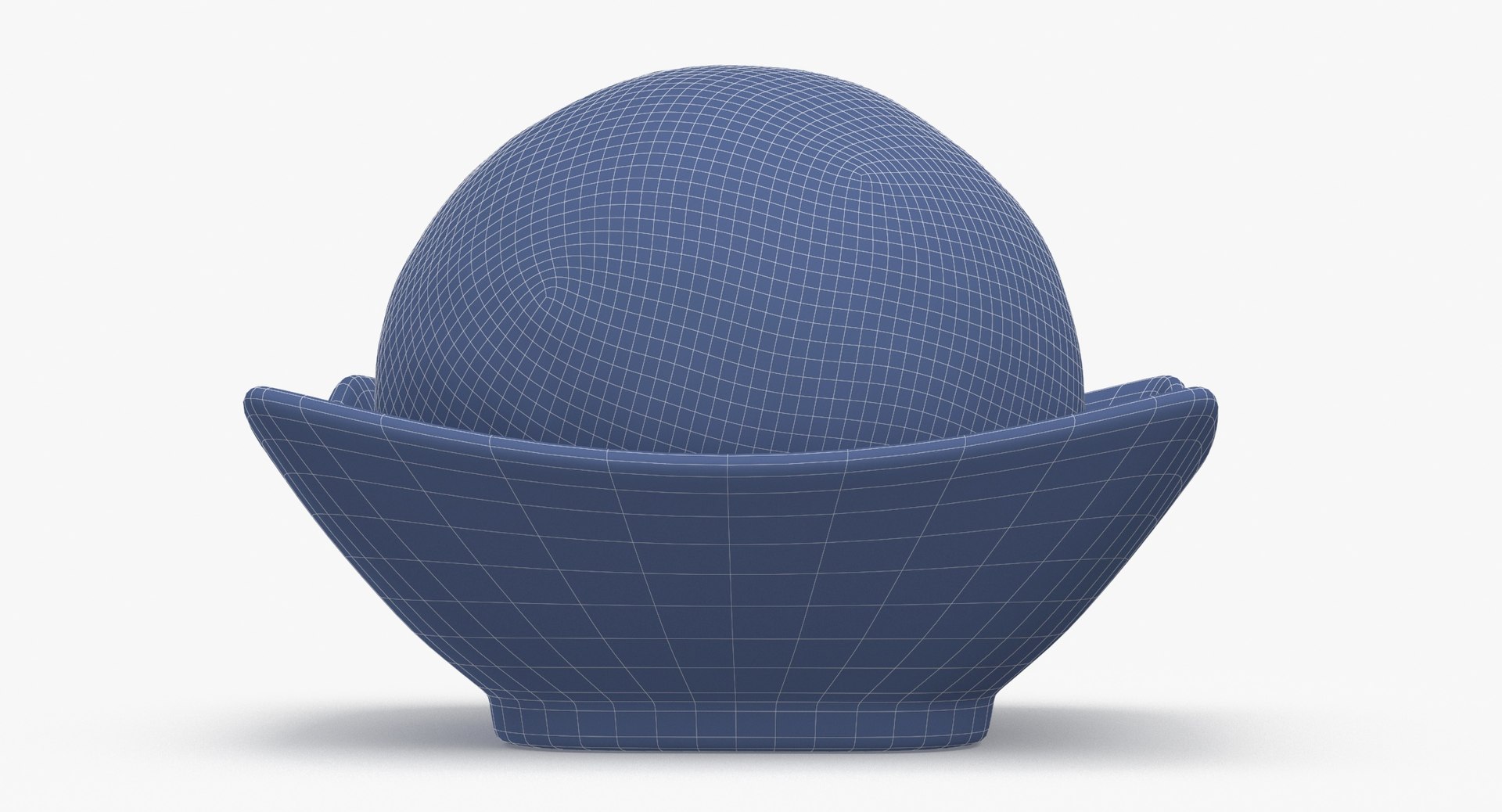 3D Ball Of Ice Cream Blueberry - TurboSquid 2024946