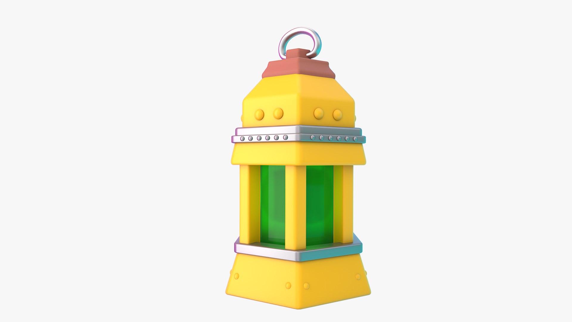 3D Cartoon Lantern Model - TurboSquid 1858431
