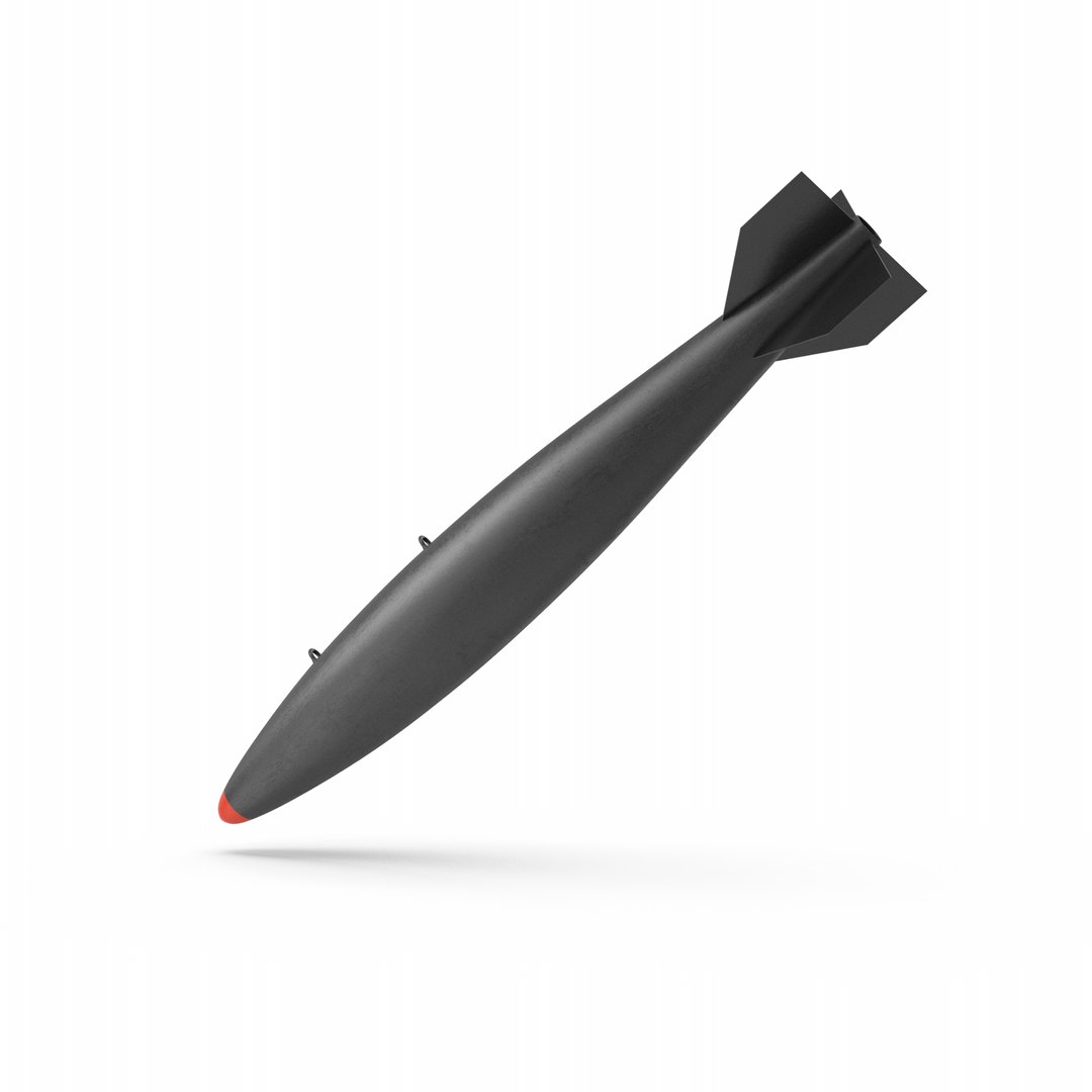 Falling Aircraft Bomb 3D Model - TurboSquid 2220494