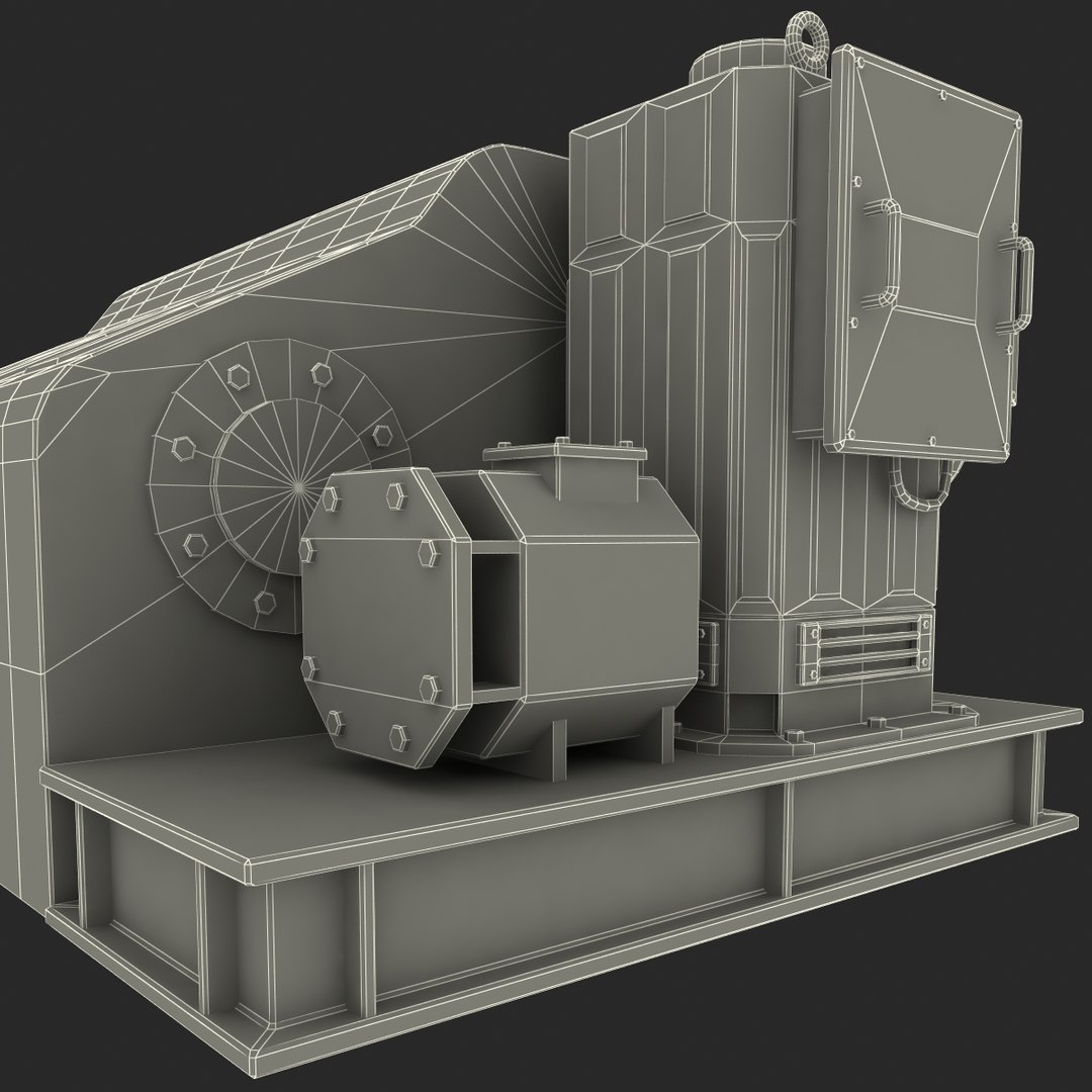 Rig Draw-works 3d Model