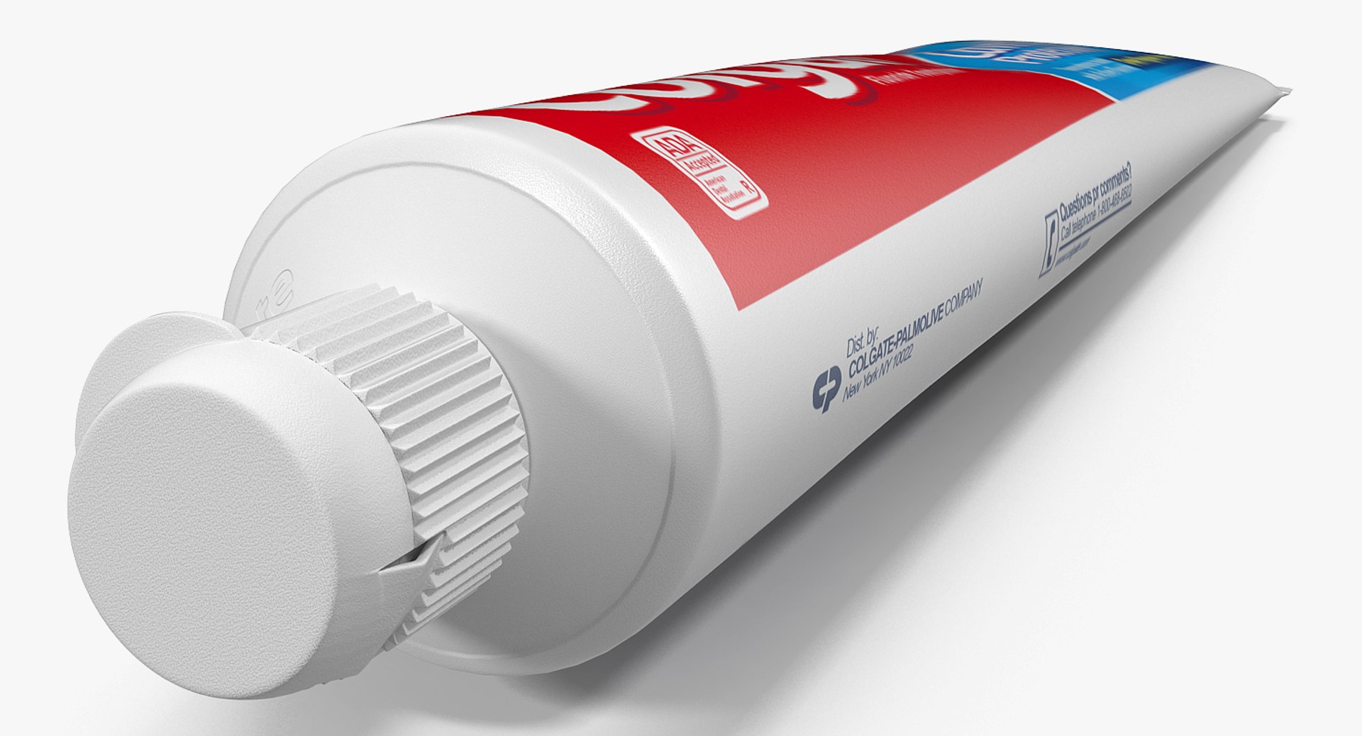 3D Tube Colgate Toothpaste Tooth - TurboSquid 1344143