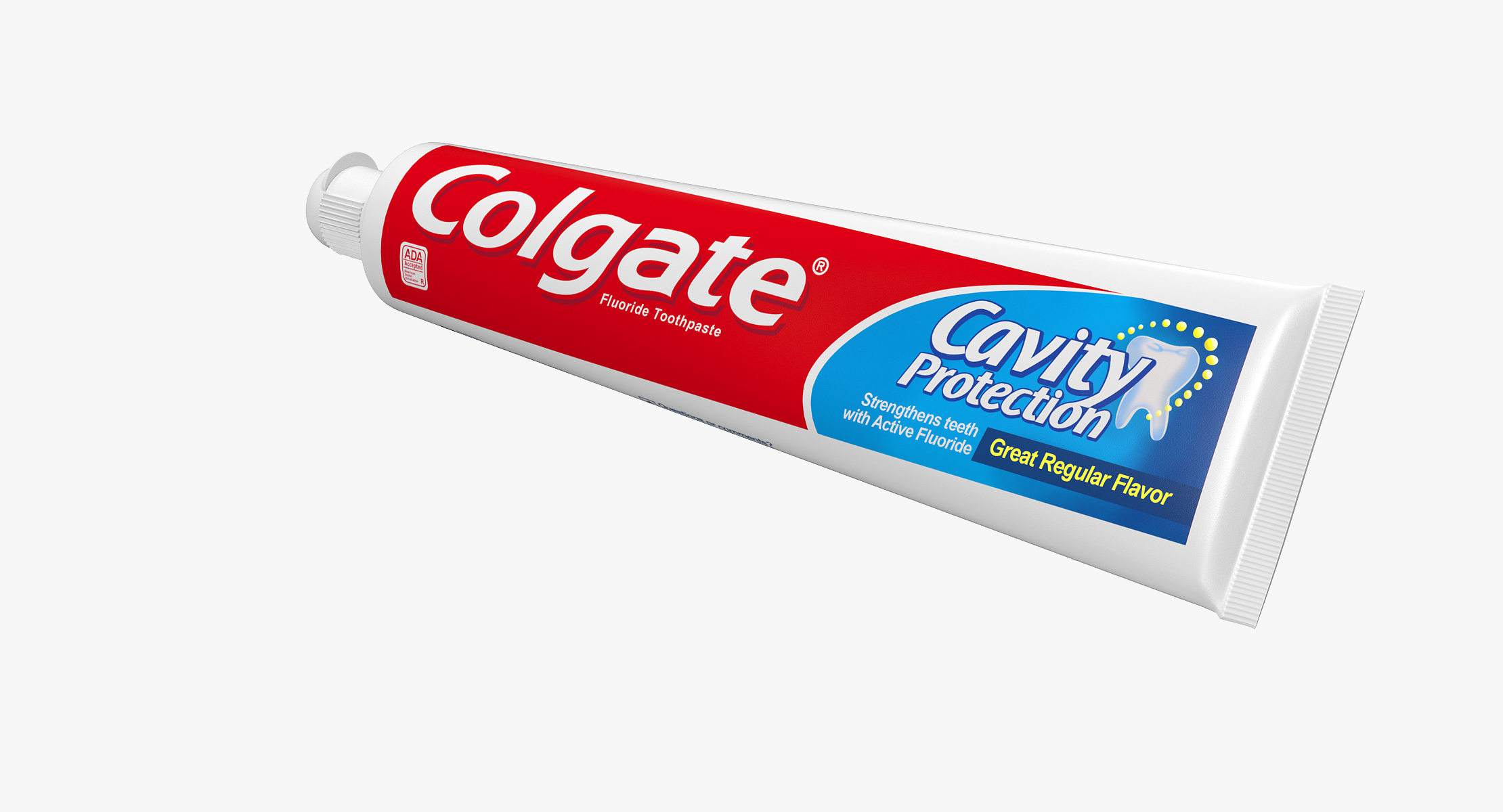3D tube colgate toothpaste tooth - TurboSquid 1344143