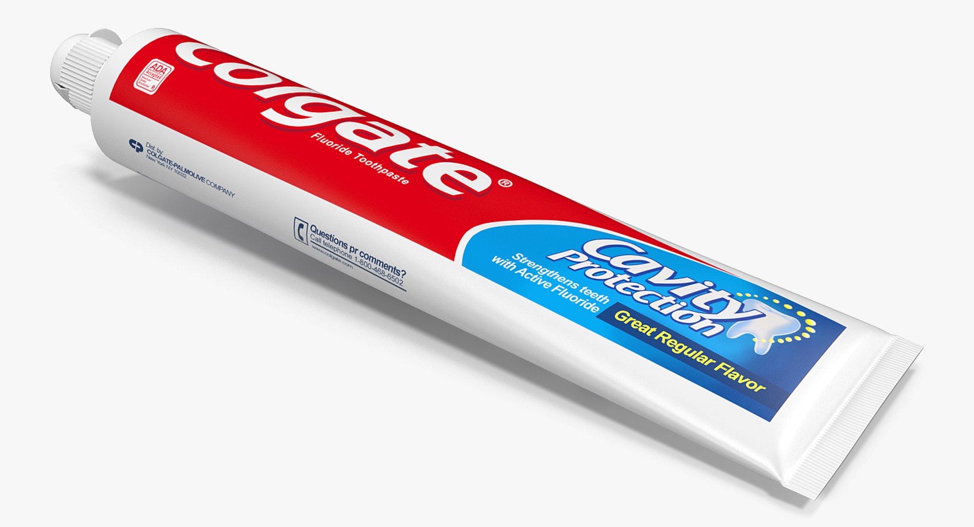 3D Tube Colgate Toothpaste Tooth - TurboSquid 1344143