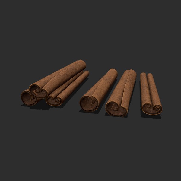 3D sticks cinnamon model - TurboSquid 1695171