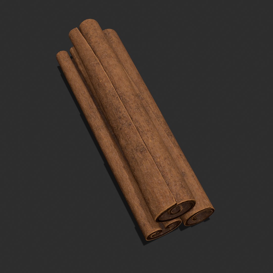 3D Sticks Cinnamon Model - TurboSquid 1695171