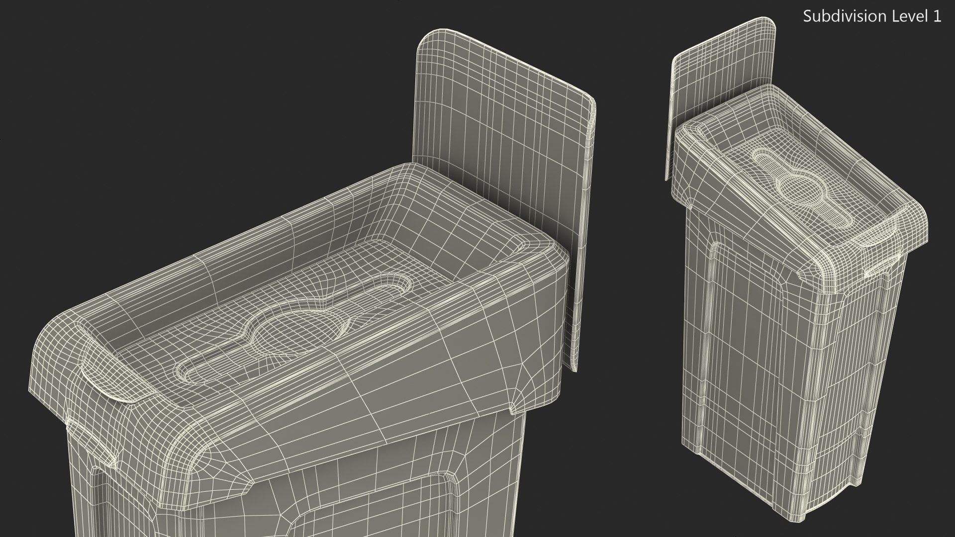 Compost Organic Waste Container model - TurboSquid 1807741