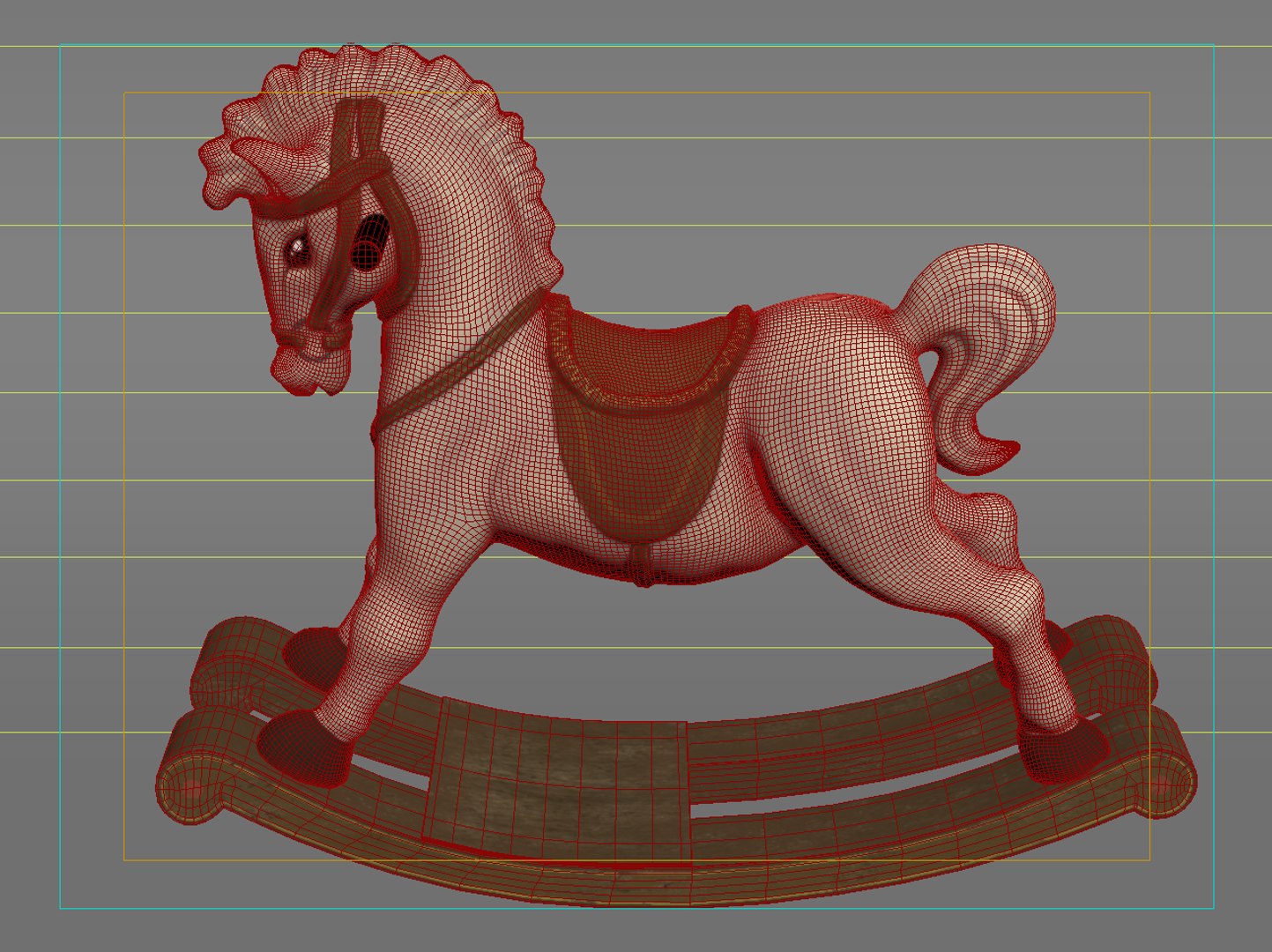 3d Model Rocking Horse