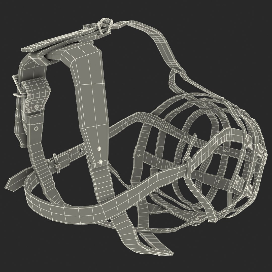 3d Dog Muzzle V4 Model