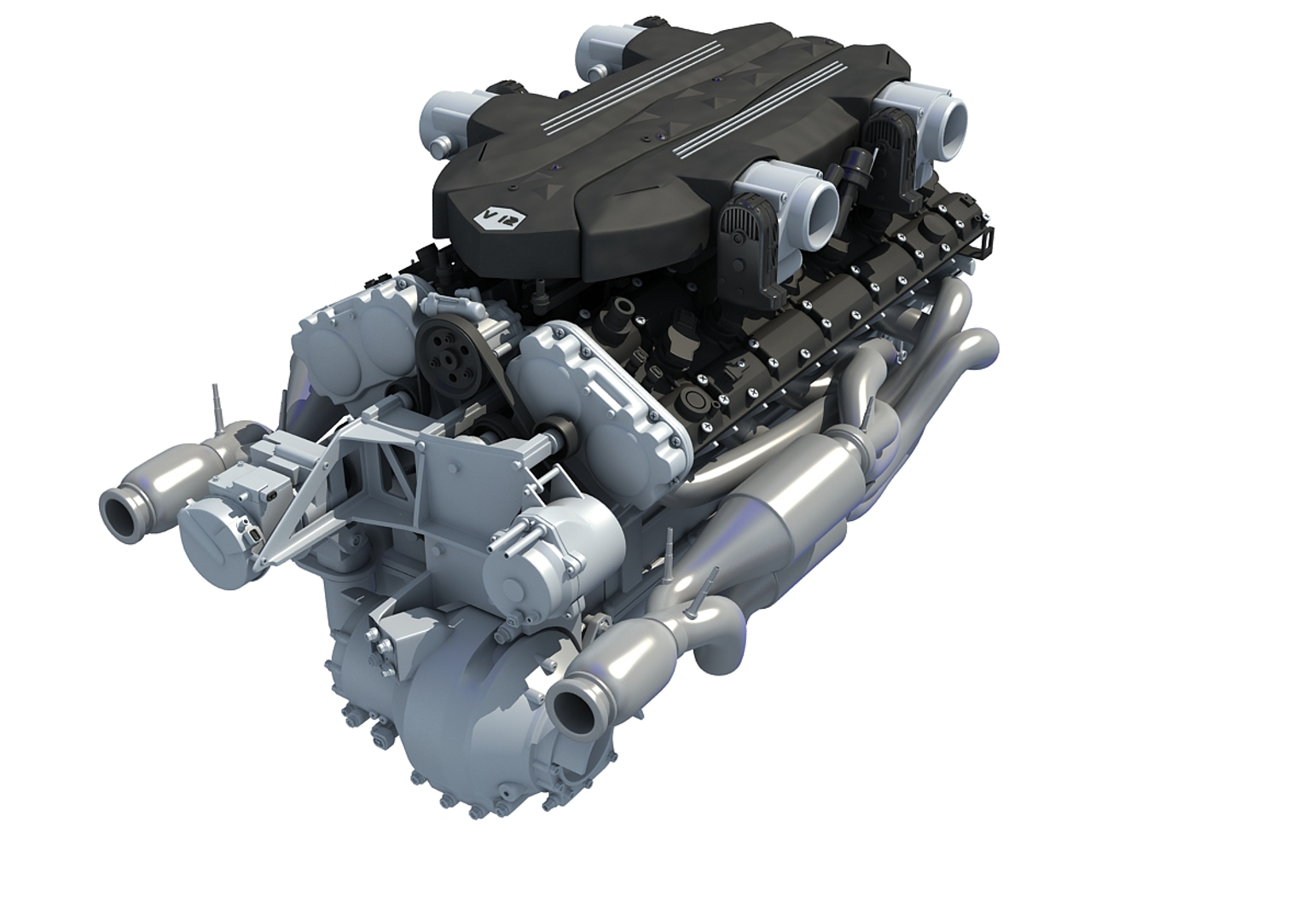 3D Model V12 Engine - TurboSquid 1303687