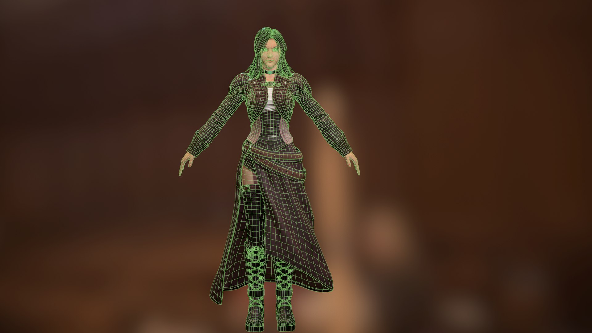 3D Model Mage Female - TurboSquid 1363532