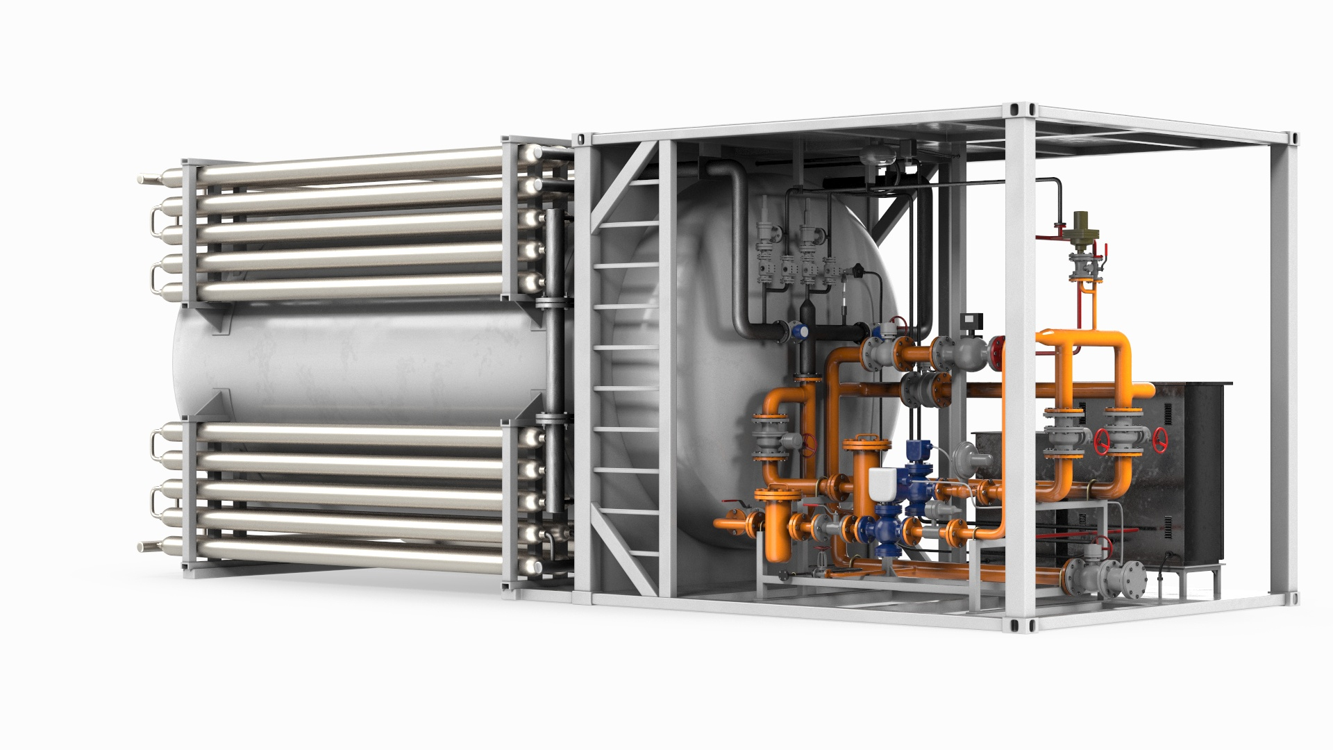 Green Energy Regasification Plant 3D Model - TurboSquid 2240485