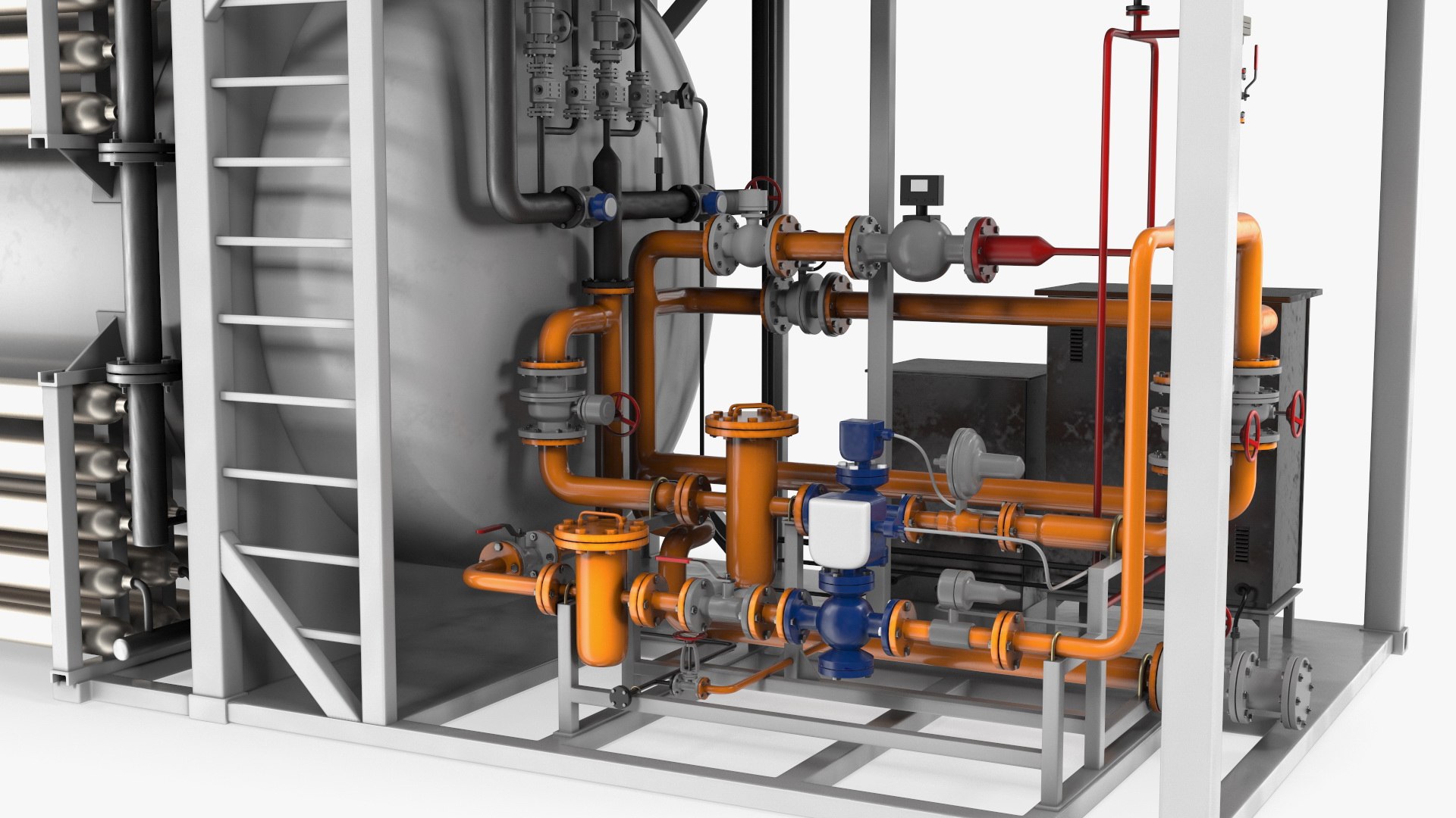 Green Energy Regasification Plant 3D Model - TurboSquid 2240485