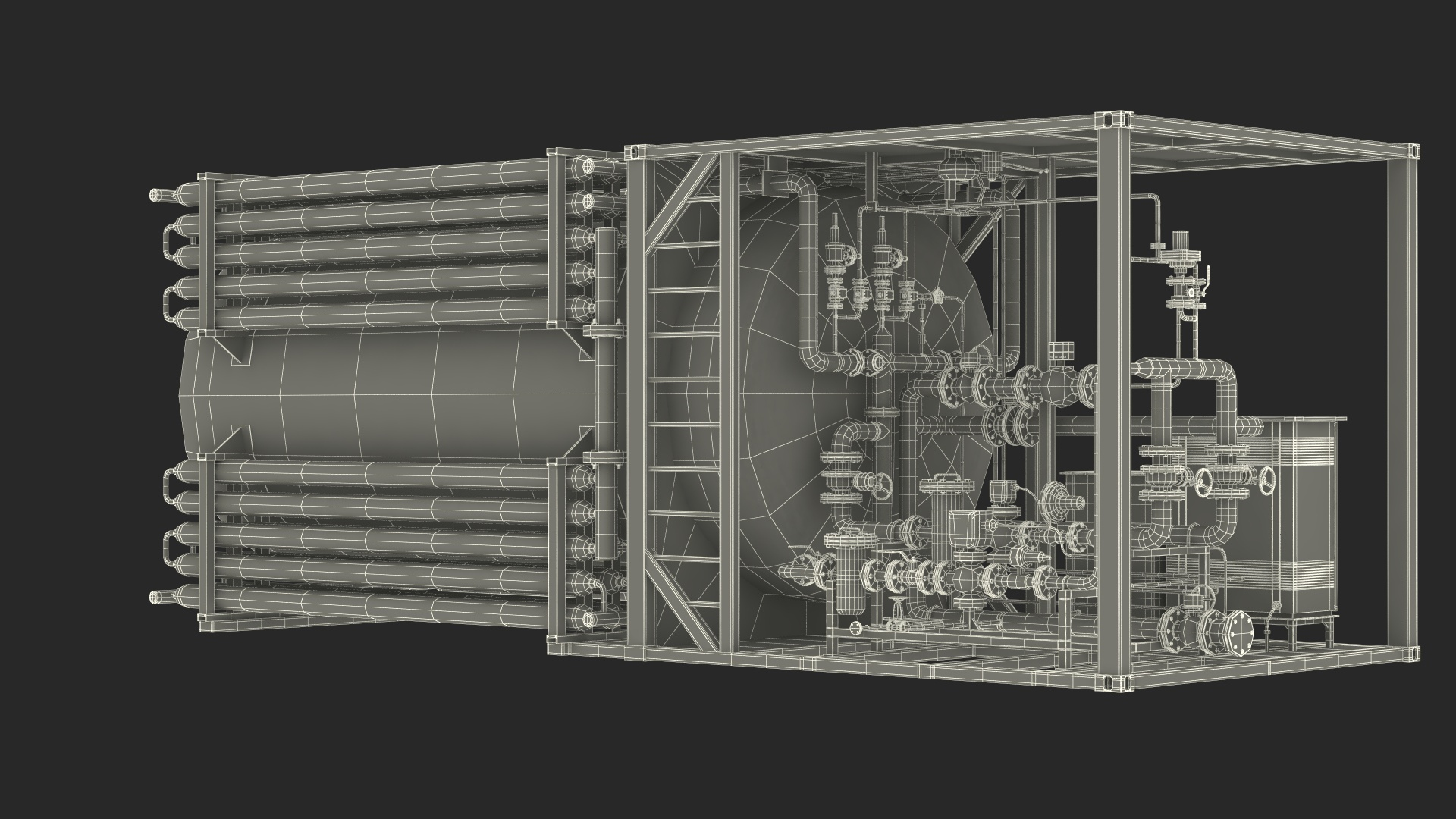 Green Energy Regasification Plant 3D Model - TurboSquid 2240485