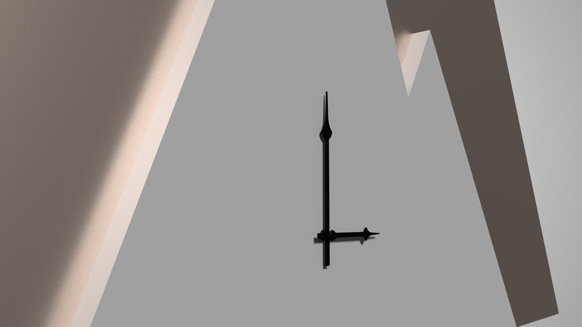 3d model stylish clock