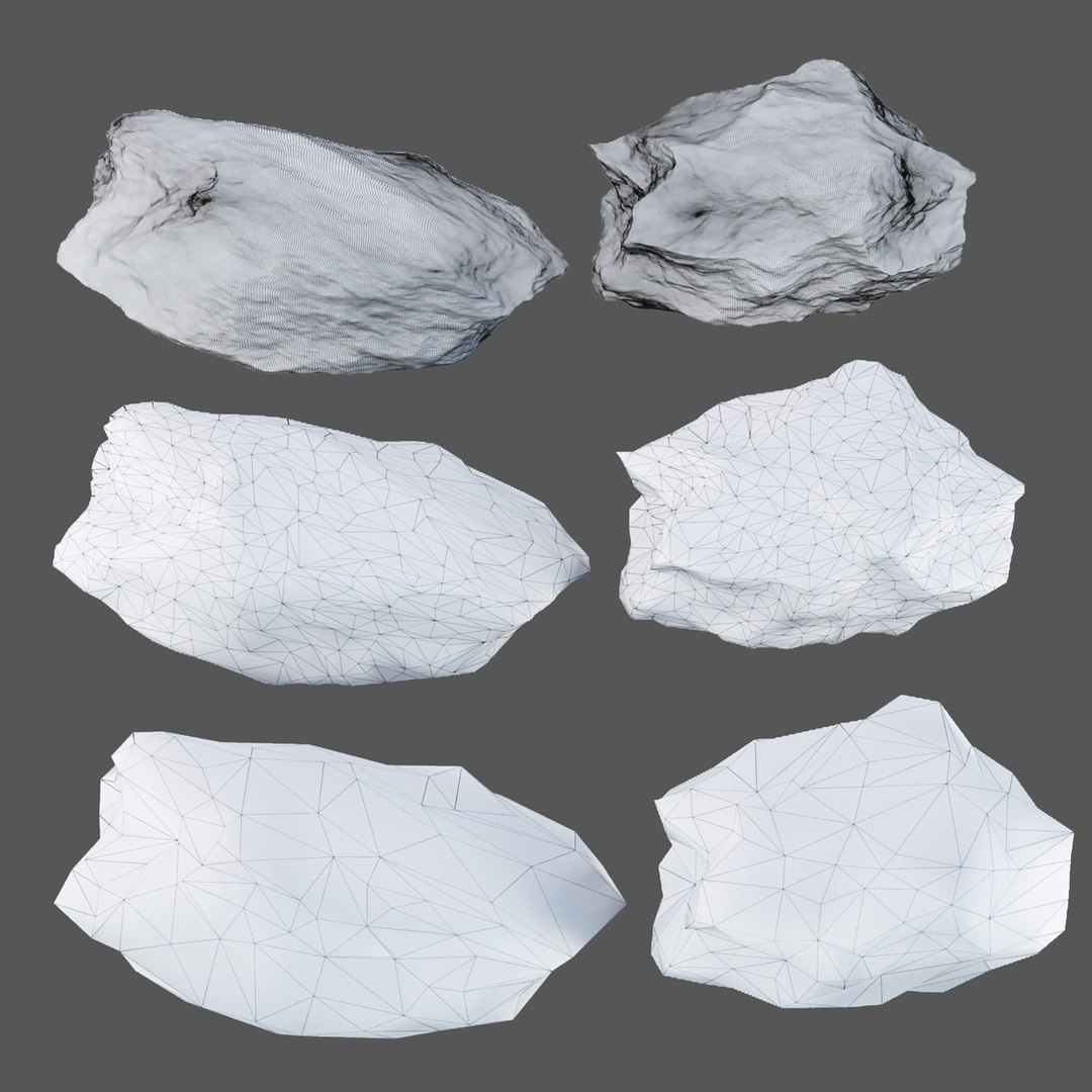 3D Low Poly Rock Asset Collection Vol 218-3dsmax-Blender - TurboSquid ...
