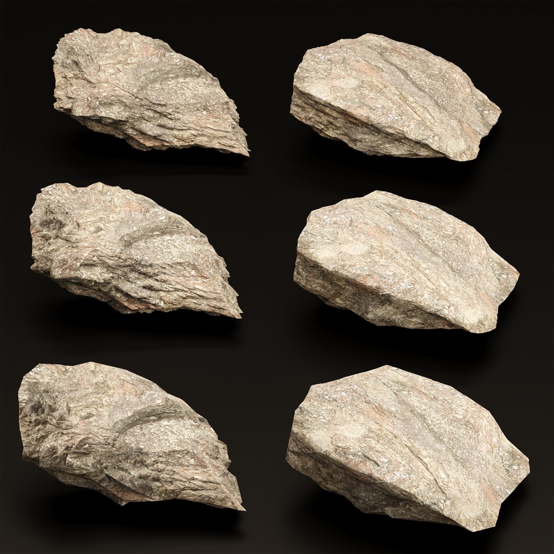 3D Low Poly Rock Asset Collection Vol 218-3dsmax-Blender - TurboSquid ...