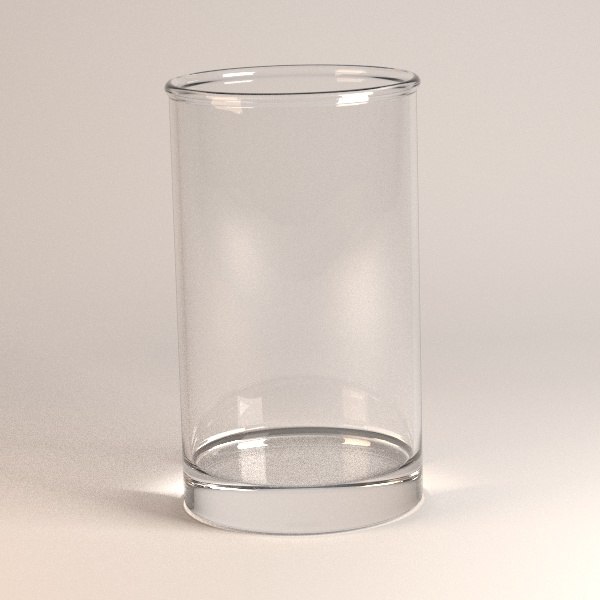 3d glass model