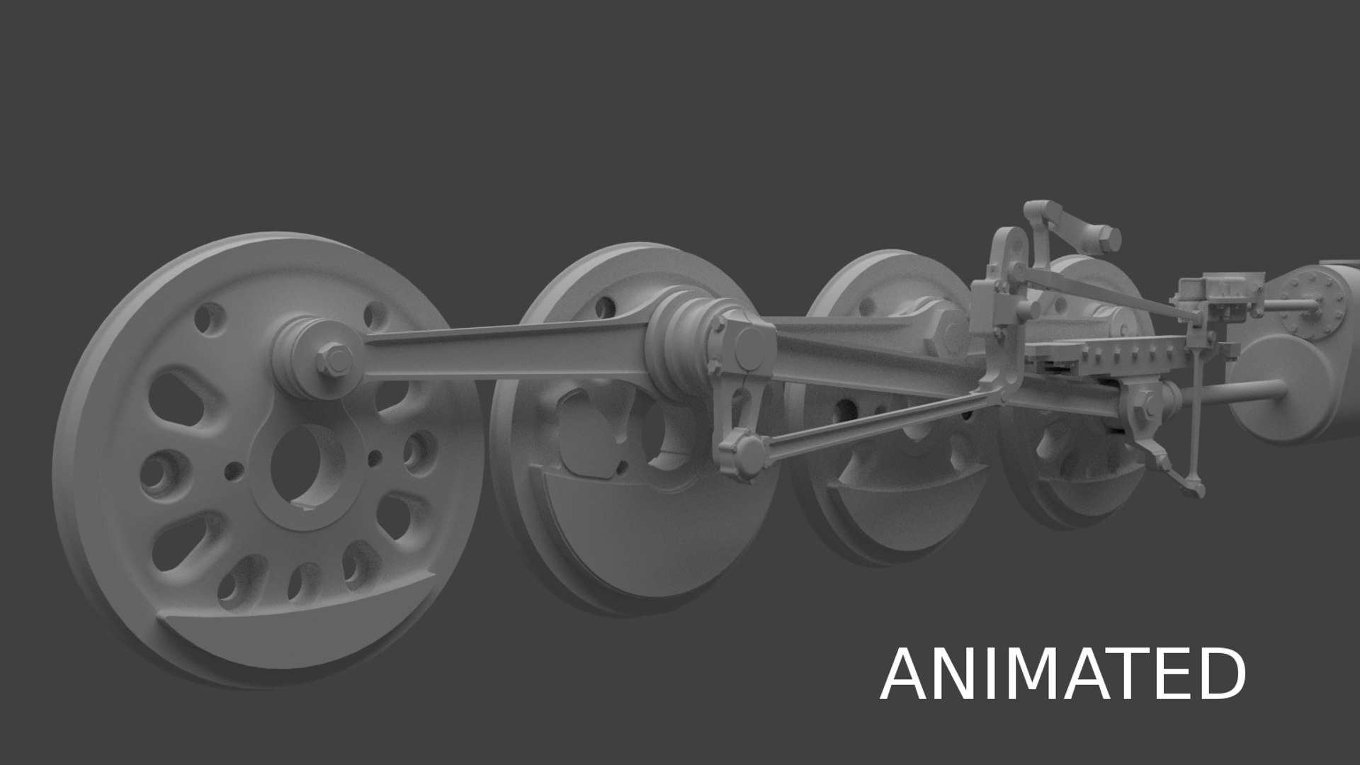 Train Wheel 3D Model - TurboSquid 1325244