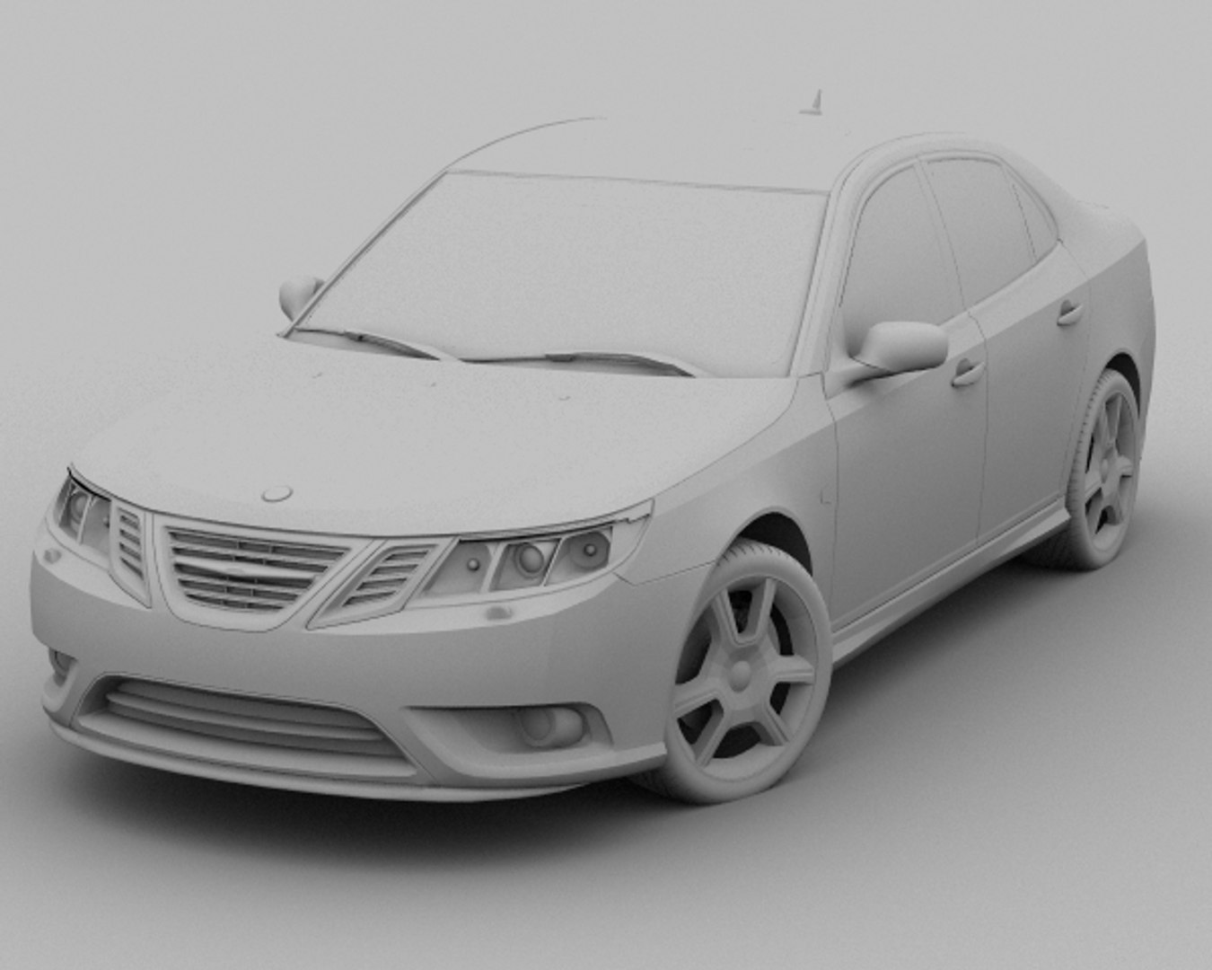3d Model Of Saab 93 Turbo X