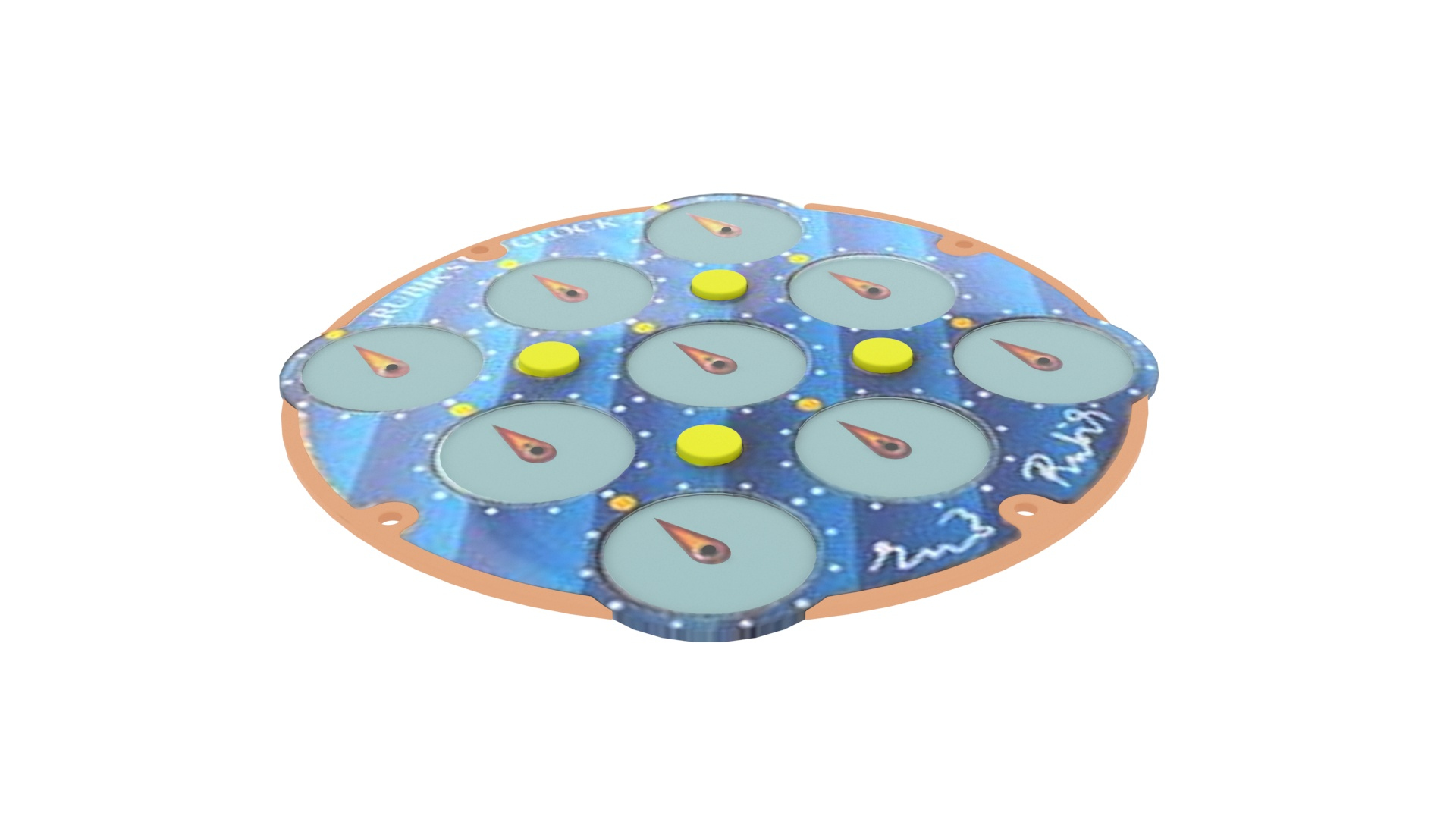 Clock Cube 3D Model - TurboSquid 1825982