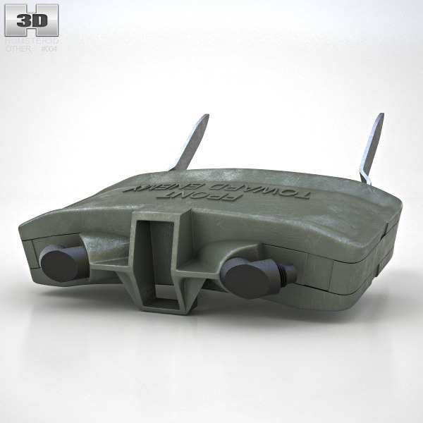 M18 Mina Claymore Modelo 3D - TurboSquid 1261800