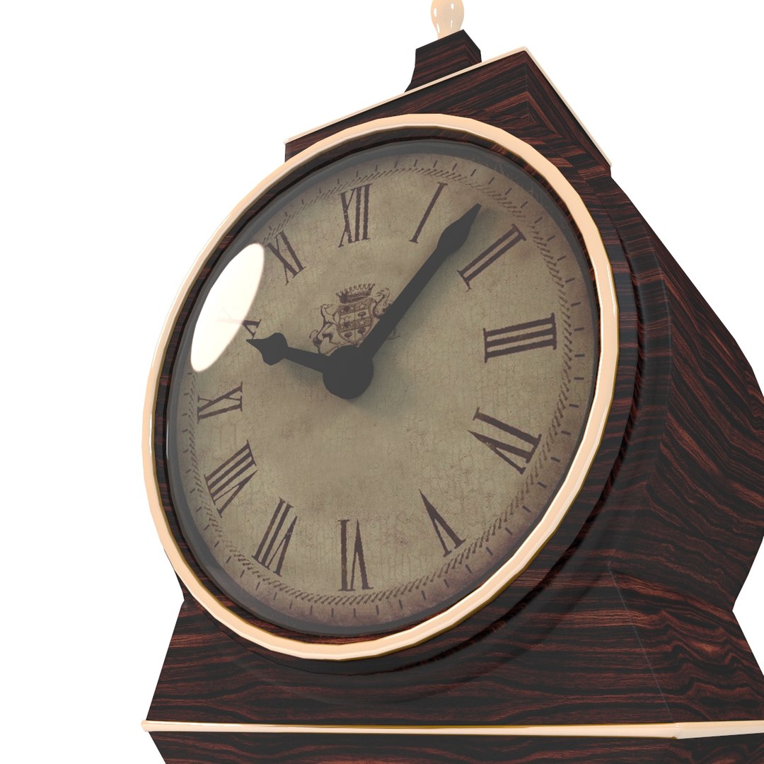 3D Old Clock Model - TurboSquid 1359813