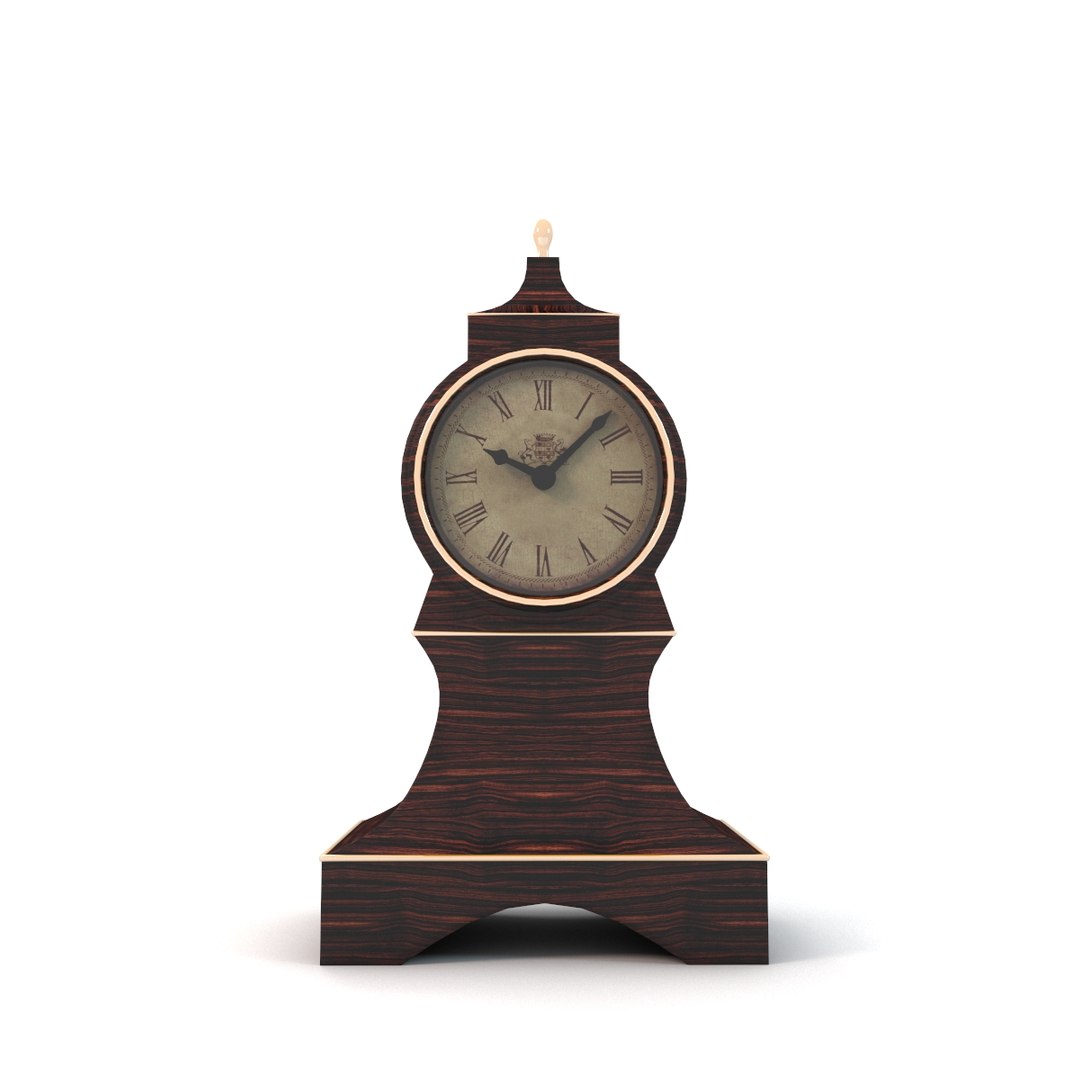 3D Old Clock Model - TurboSquid 1359813