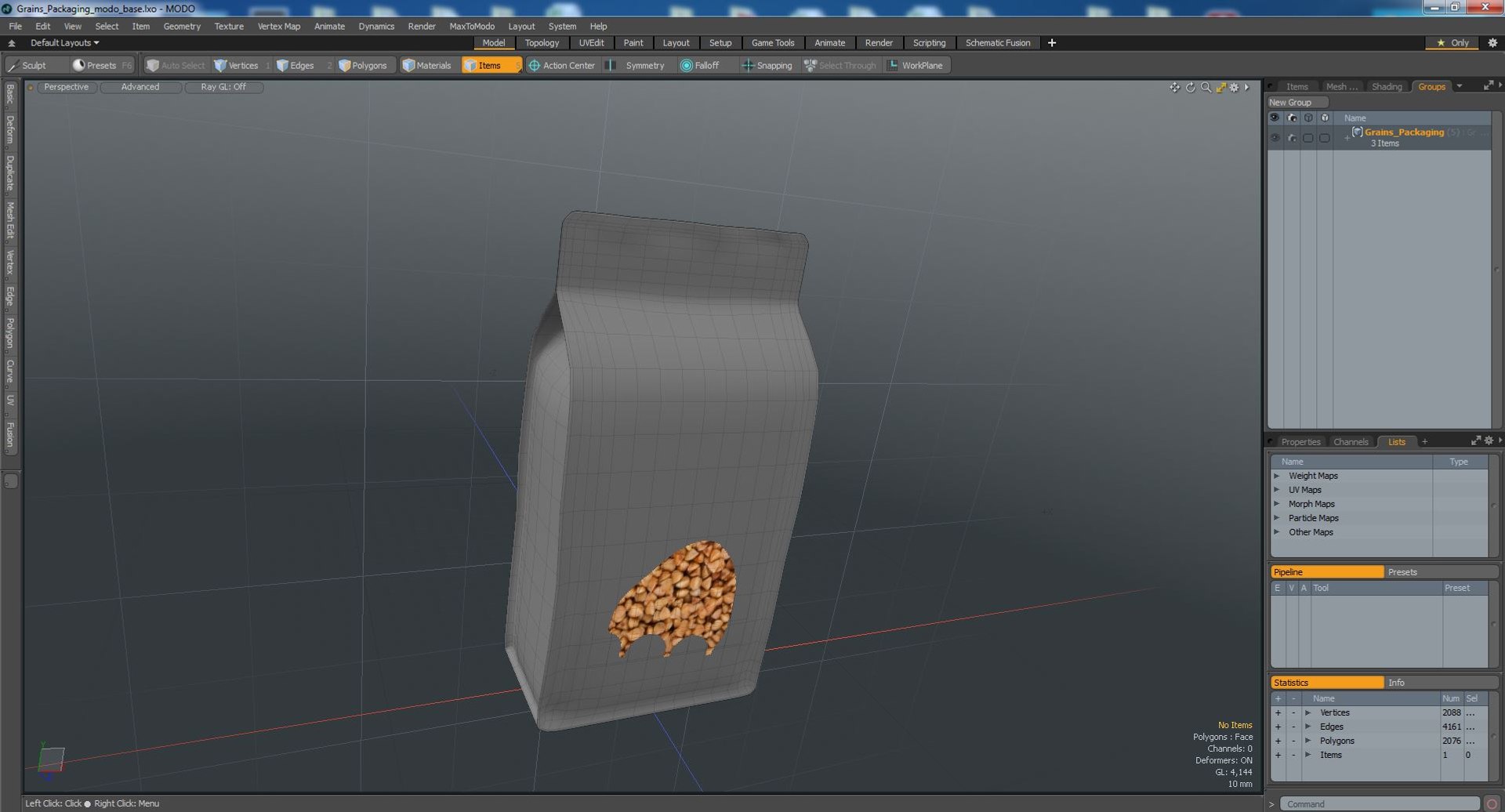 3D Grains Packaging Model - TurboSquid 1812066