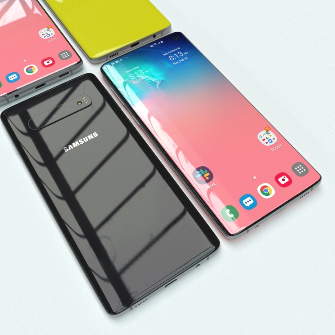 Samsung Galaxy S 10 Model - TurboSquid 1530889