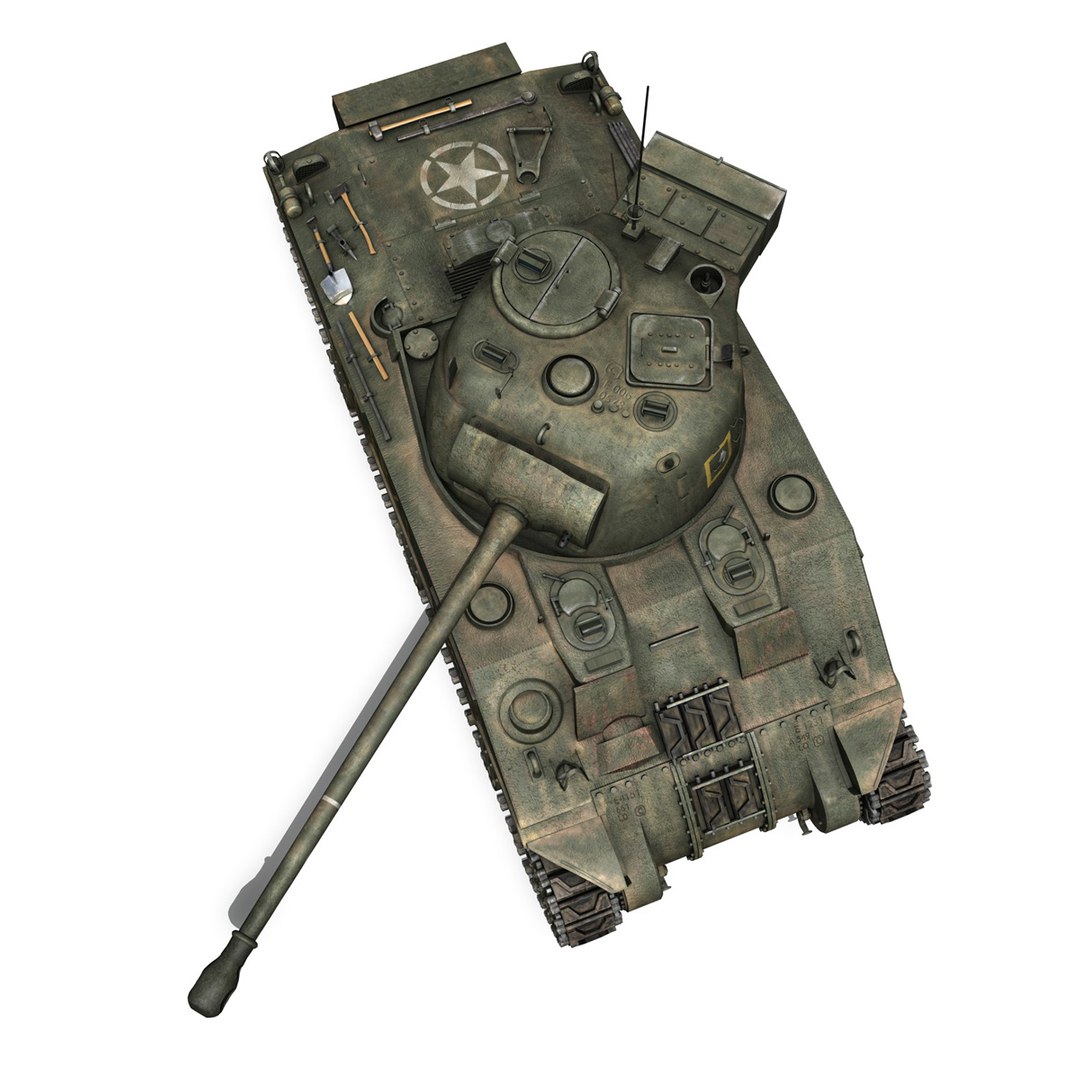 3d Model Of M4 Sherman Firefly Vc