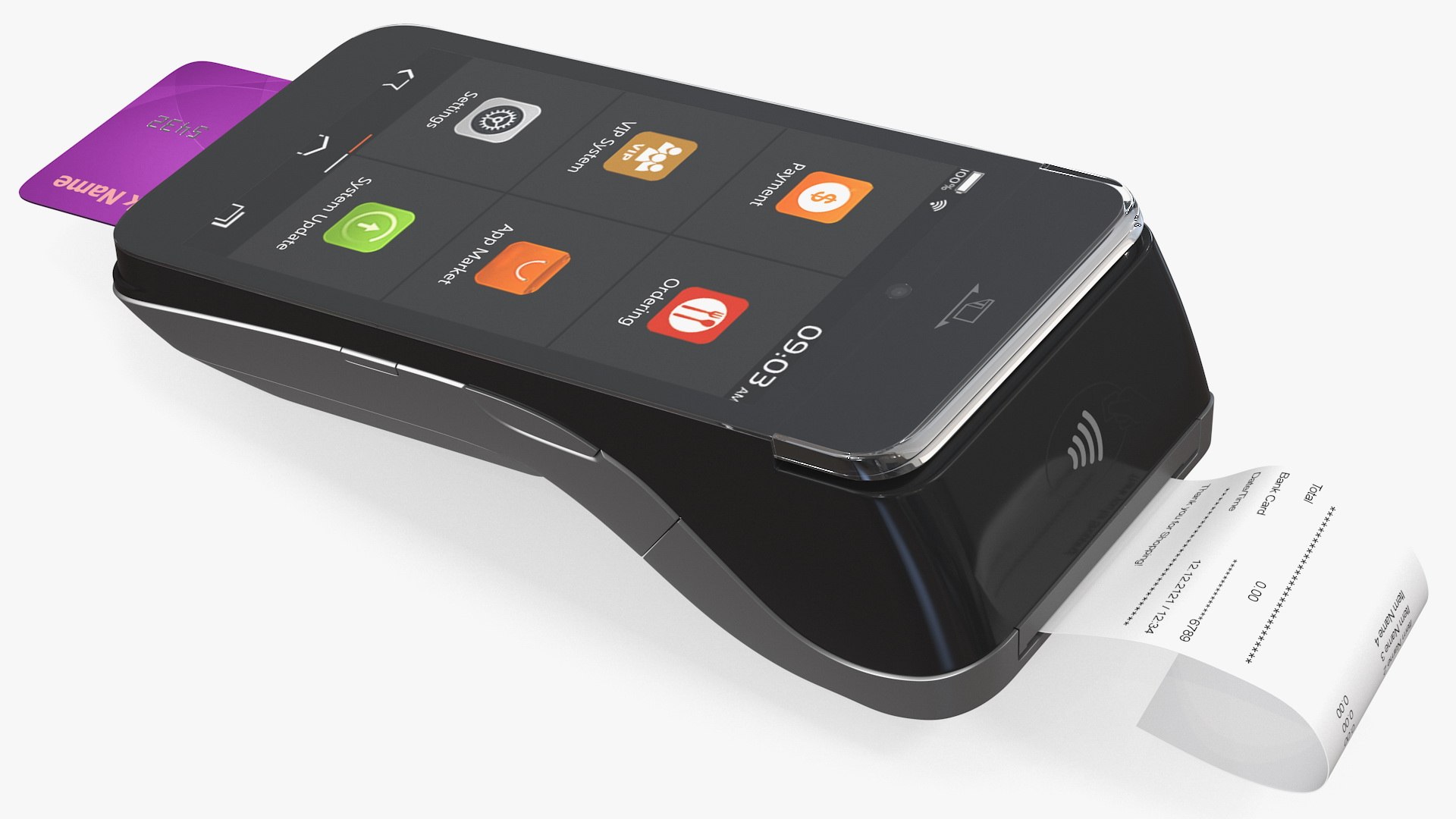 3D payment mobile tablet terminal - TurboSquid 1625242