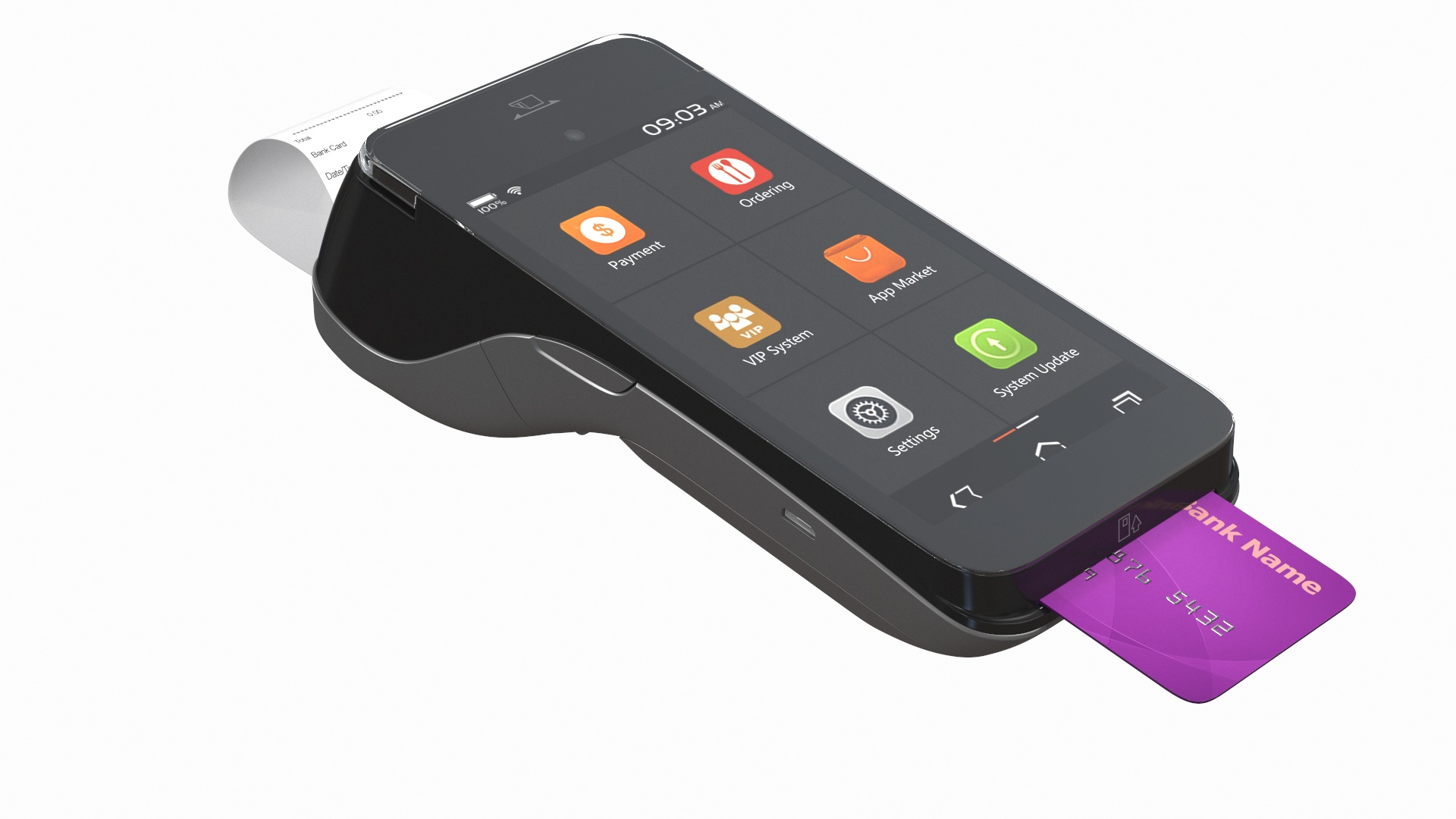 3D Payment Mobile Tablet Terminal - TurboSquid 1625242