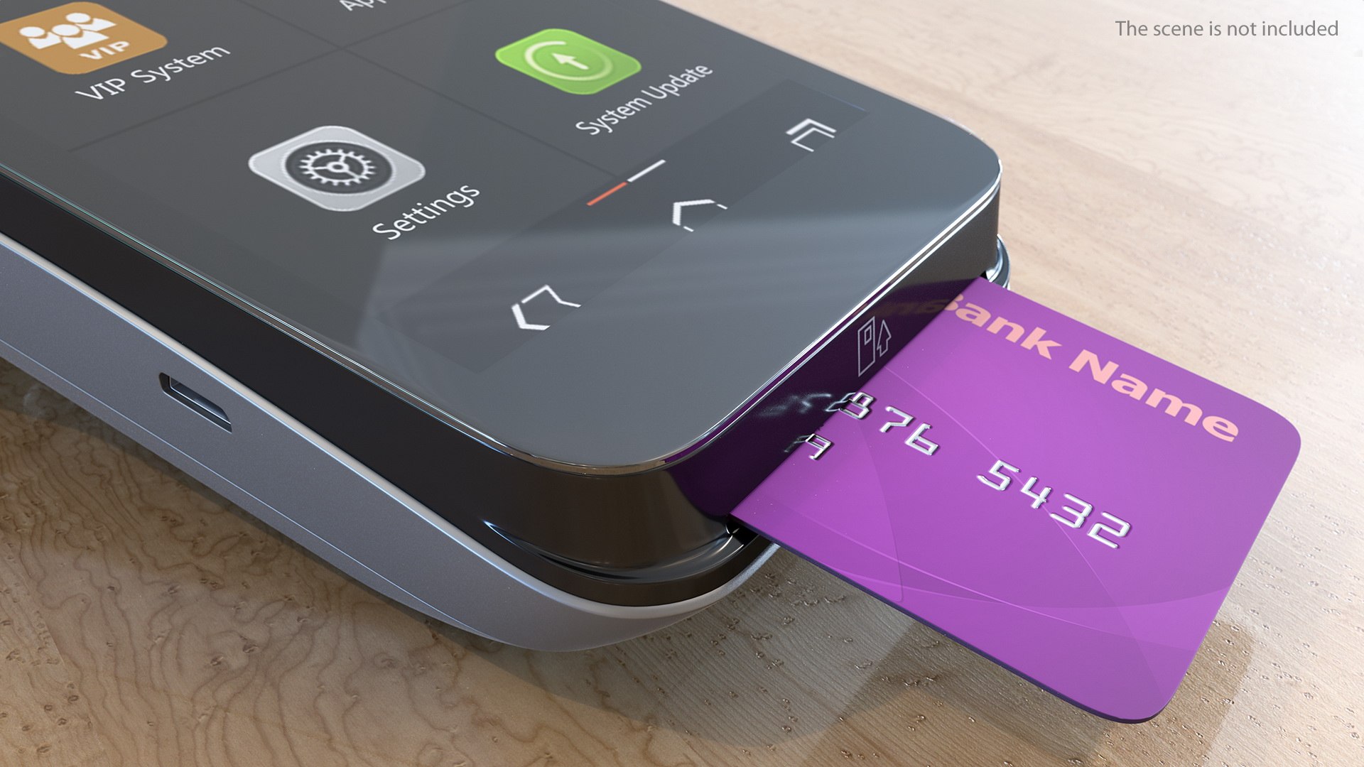 3D Payment Mobile Tablet Terminal - TurboSquid 1625242