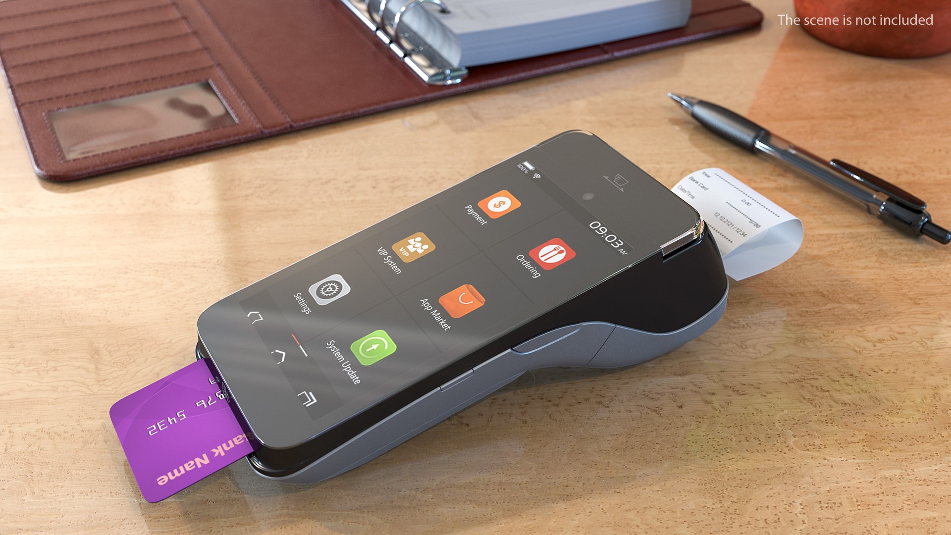 3D Payment Mobile Tablet Terminal - TurboSquid 1625242