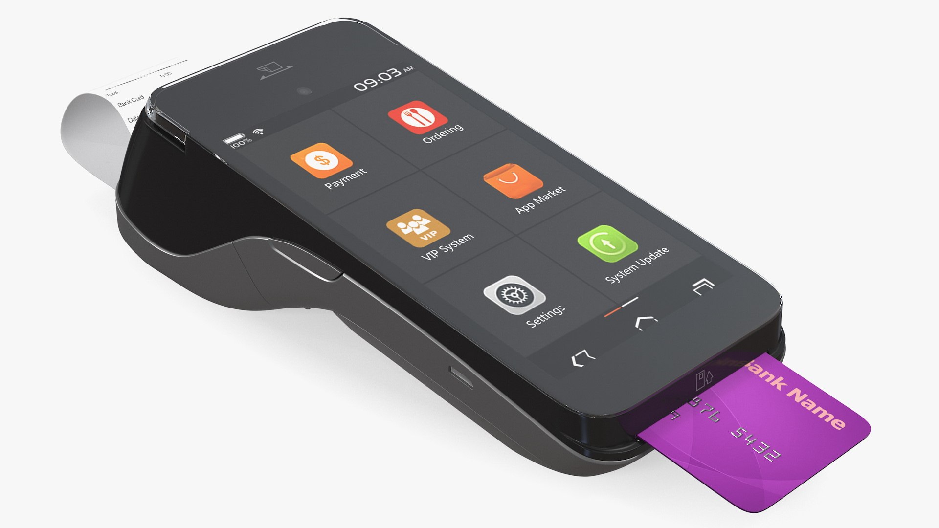 3D payment mobile tablet terminal - TurboSquid 1625242