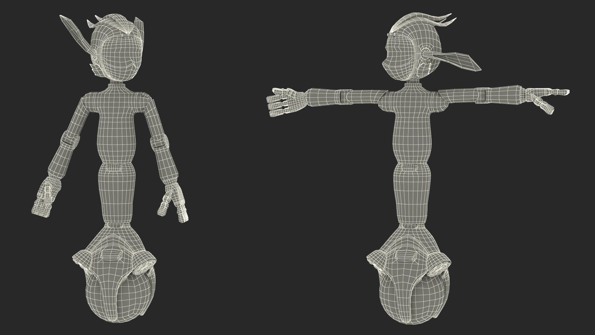 Social AI Robot Mirokai White Rigged 3D Model - TurboSquid 2114142