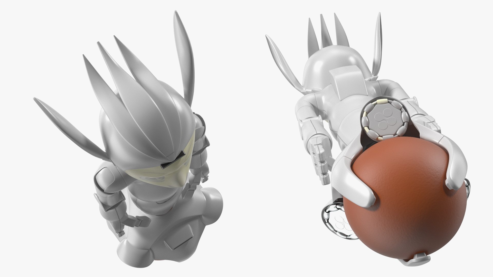 Social AI Robot Mirokai White Rigged 3D Model - TurboSquid 2114142