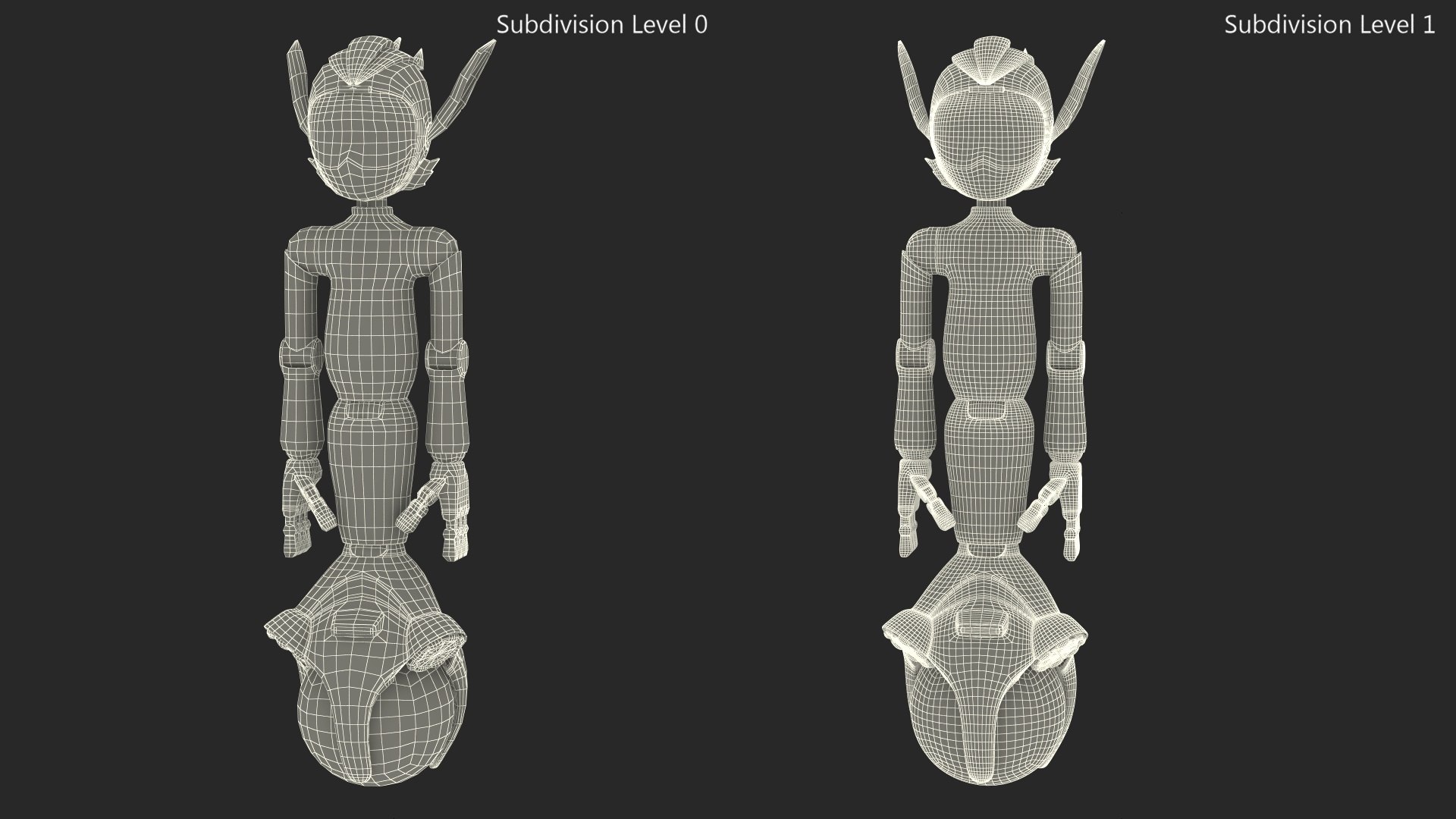 Social AI Robot Mirokai White Rigged 3D Model - TurboSquid 2114142