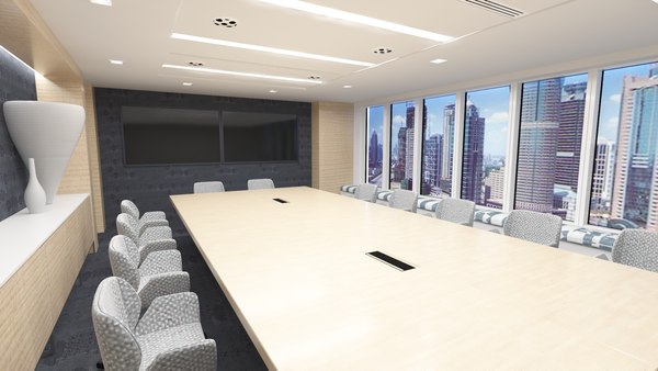 Office Board Room 3D model - TurboSquid 2035113