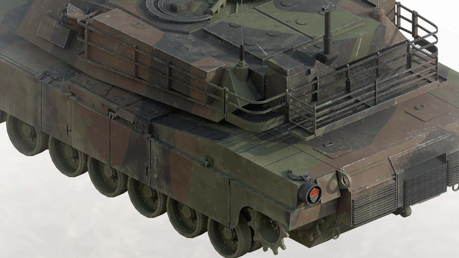 3D Model M1A2 Main Battle Tank - TurboSquid 1771047