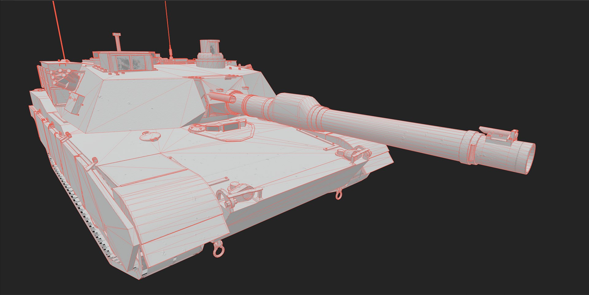 3D Model M1A2 Main Battle Tank - TurboSquid 1771047