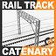 3d Railway Track Catenary Railroad Rail