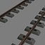 3d Railway Track Catenary Railroad Rail