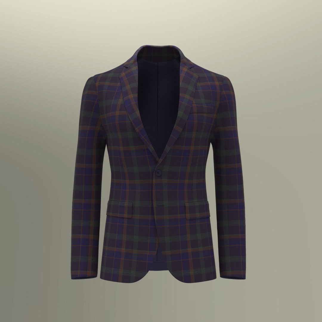 3D Men Suit Jacket Blazer Clo3d Marvelous Designer Model - TurboSquid ...
