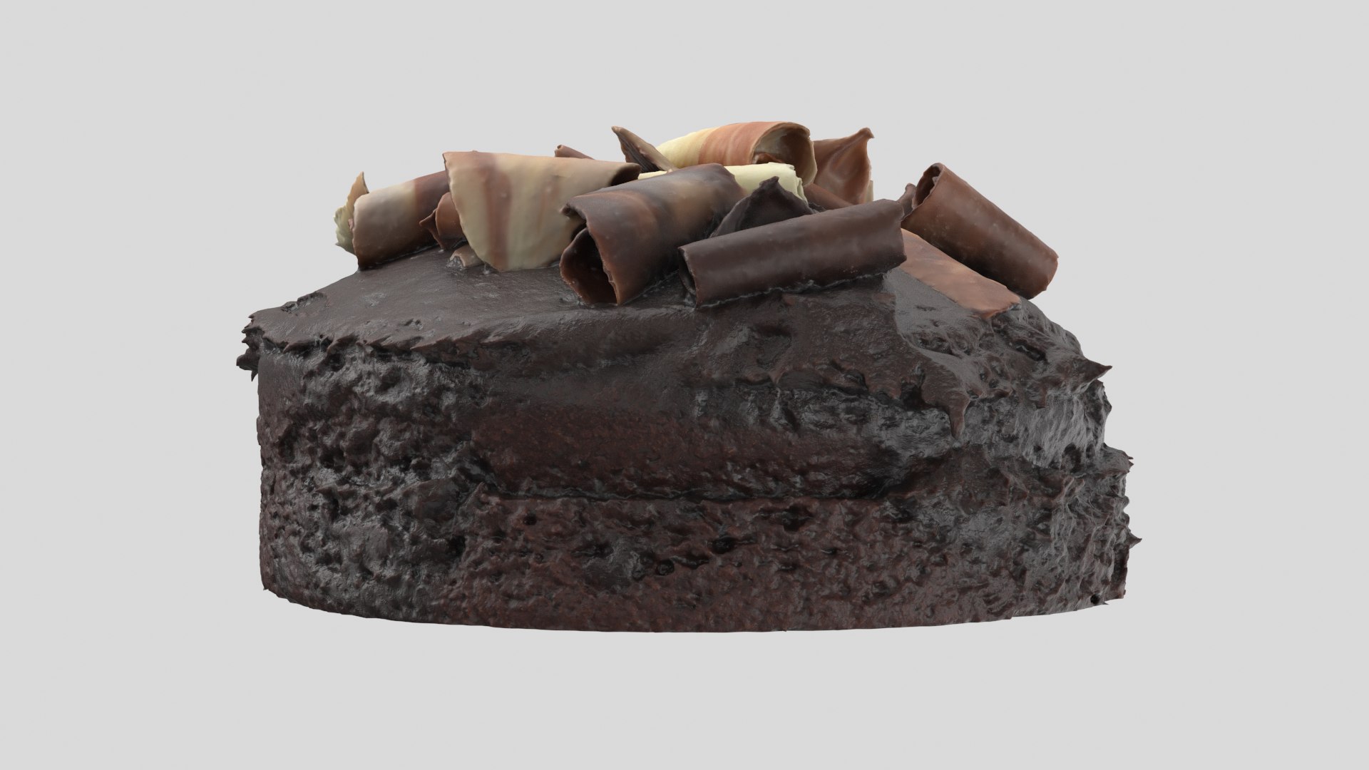3D Model Chocolate Cake - TurboSquid 1759736